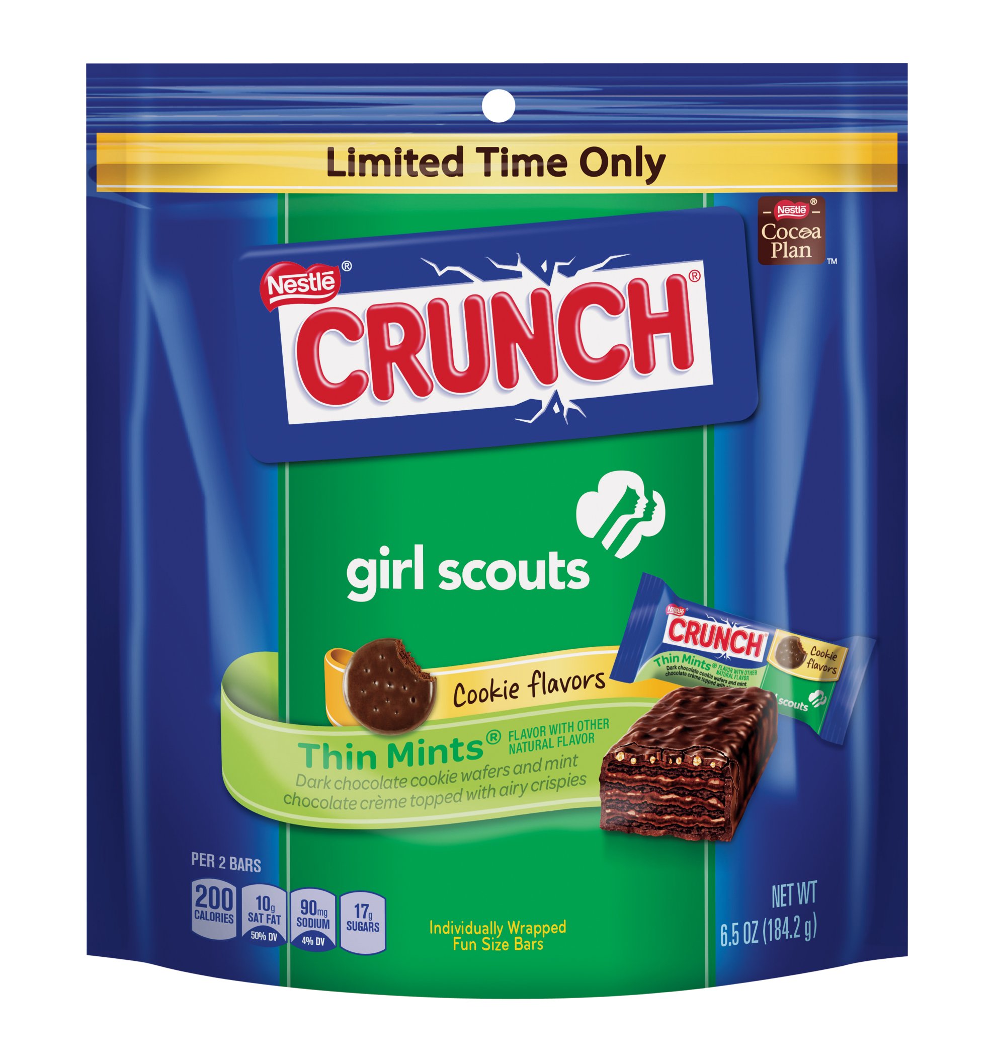 Nestle Crunch Girl Scouts Thin Mint Candy - Shop Candy at H-E-B