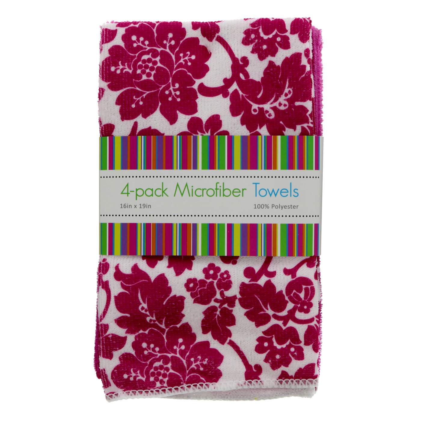 Kitchen Trends Microfiber Towels, Assorted Colors & Designs - Shop ...
