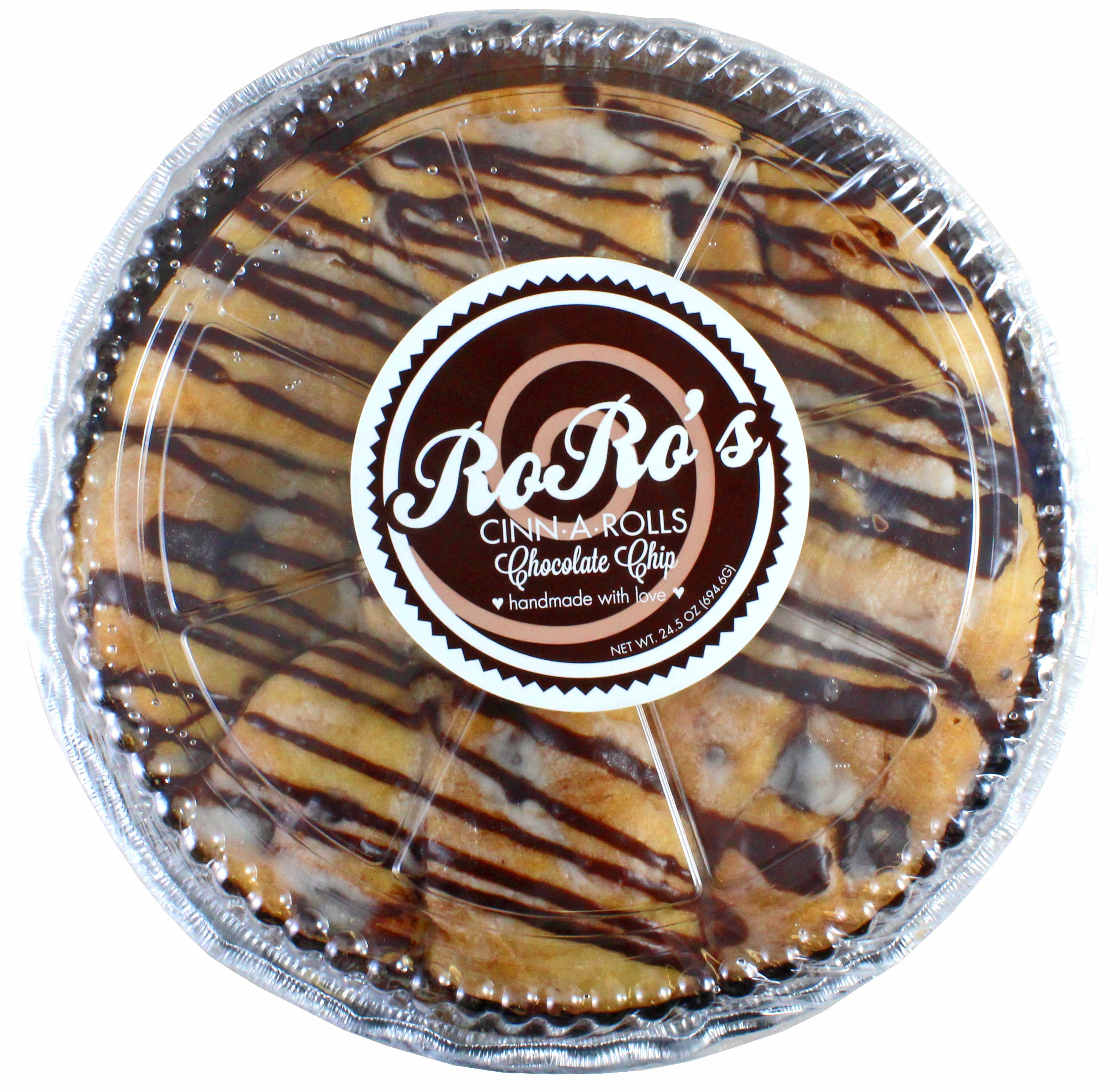 RoRo's Baking Company Chocolate Chip Cinnamon Rolls - Shop Desserts ...