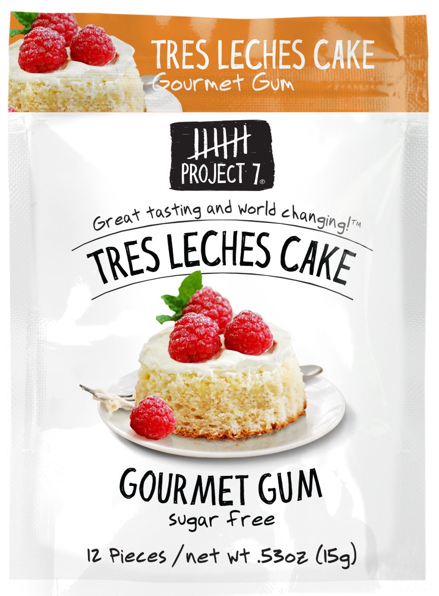 Project 7 Chewing Gum Tres Leches - Shop Snacks & Candy at H-E-B