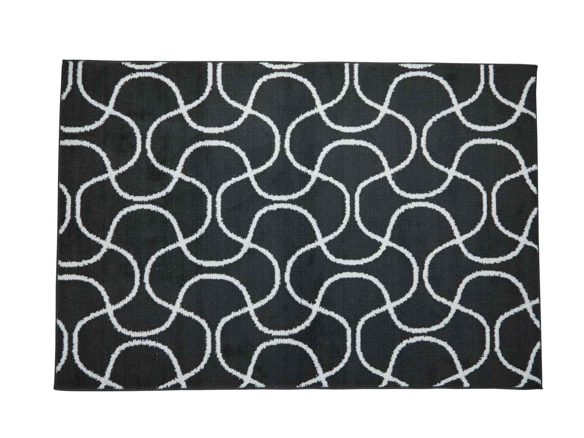 Nxt-Gen Drizzle Cinder/ White Area Rug - Shop Rugs & mats at H-E-B