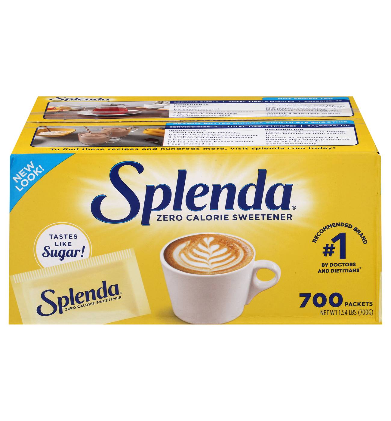 Splenda Zero Calorie Sweetner Packets - Shop Sugar substitutes at H-E-B