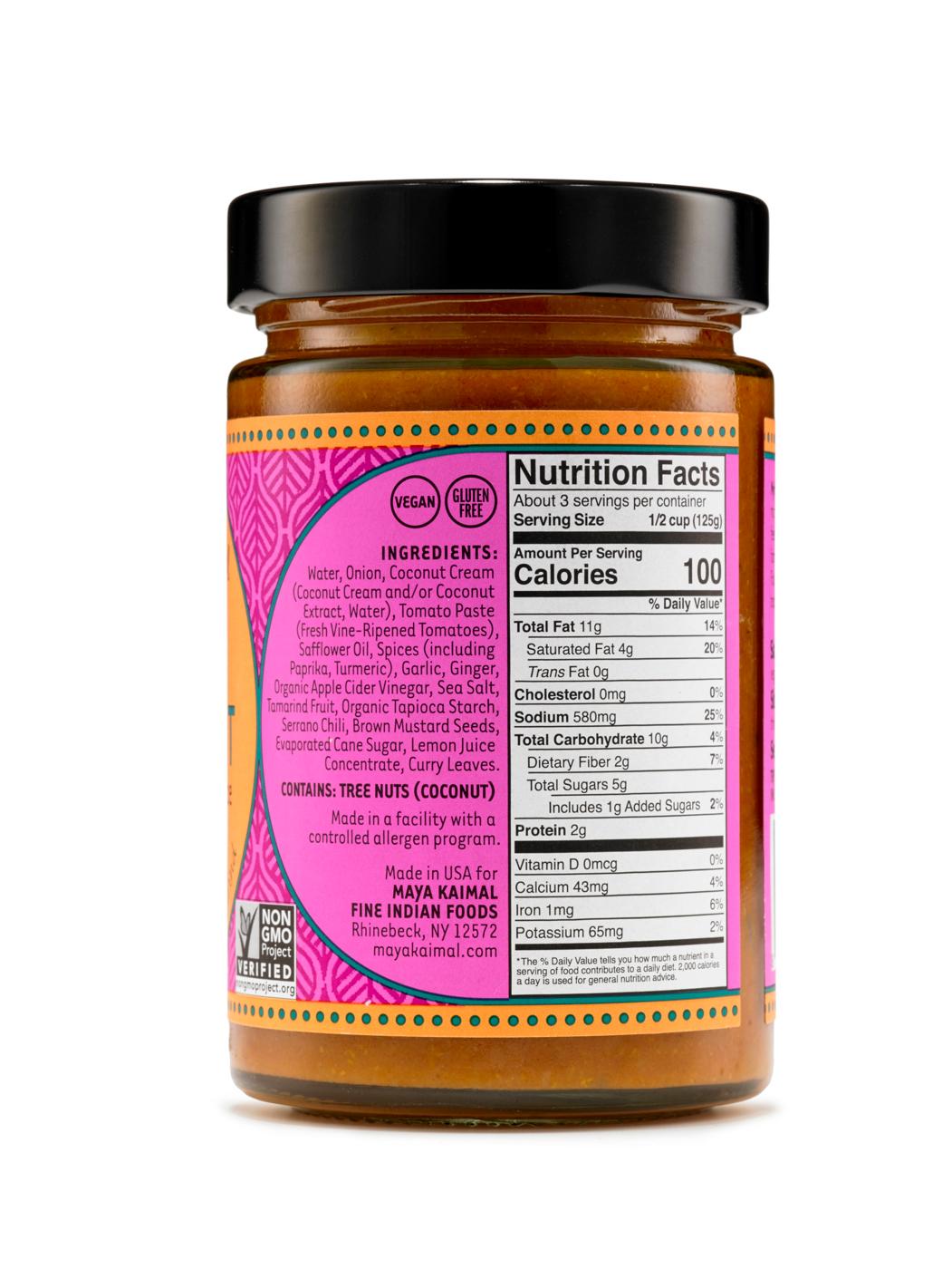 Maya Kaimal Goan Coconut Indian Simmer Sauce - Shop Cooking sauces at H-E-B