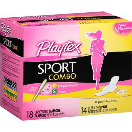 Playtex Sport Combo Tampons & Pads - Shop Pads & liners at H-E-B