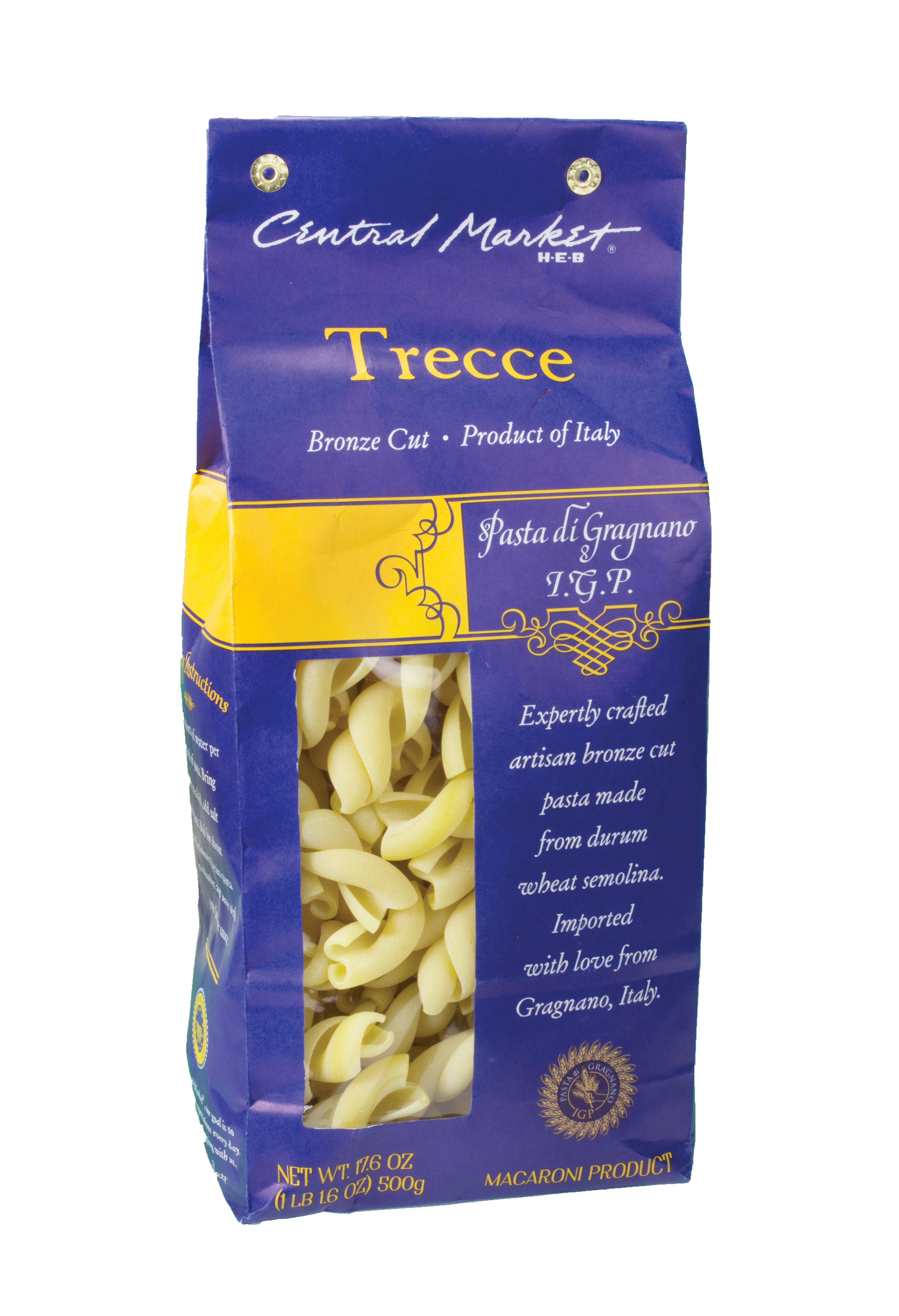 Central Market Trecce Pasta di Gragnano - Shop Pasta at H-E-B