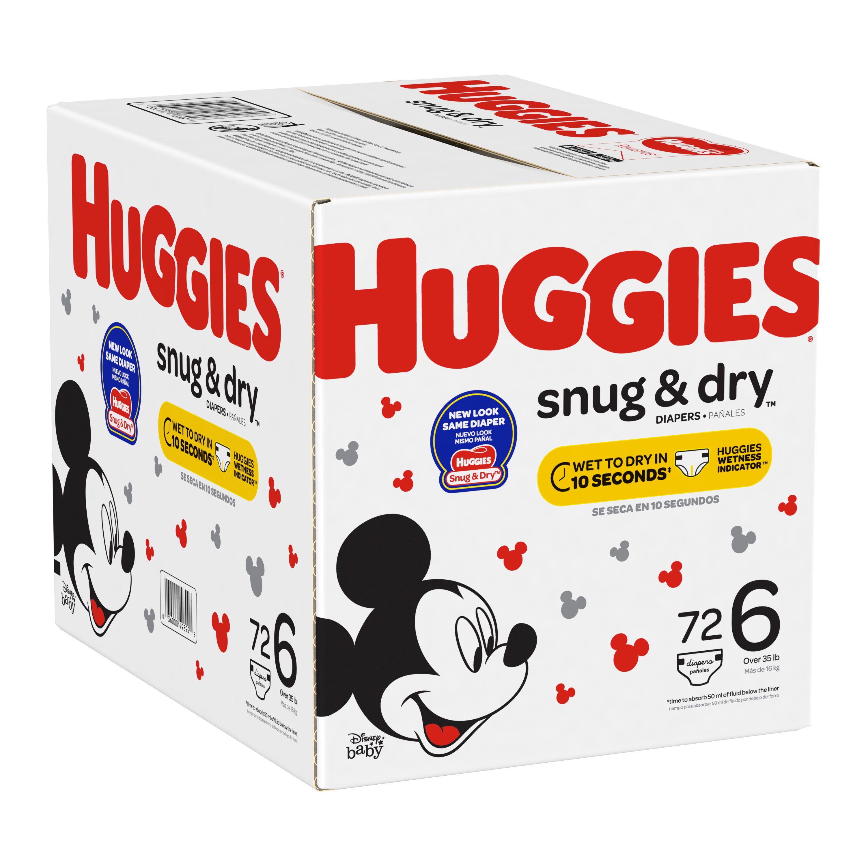 Huggies Snug & Dry Diapers 72 ct - Shop Diapers at H-E-B