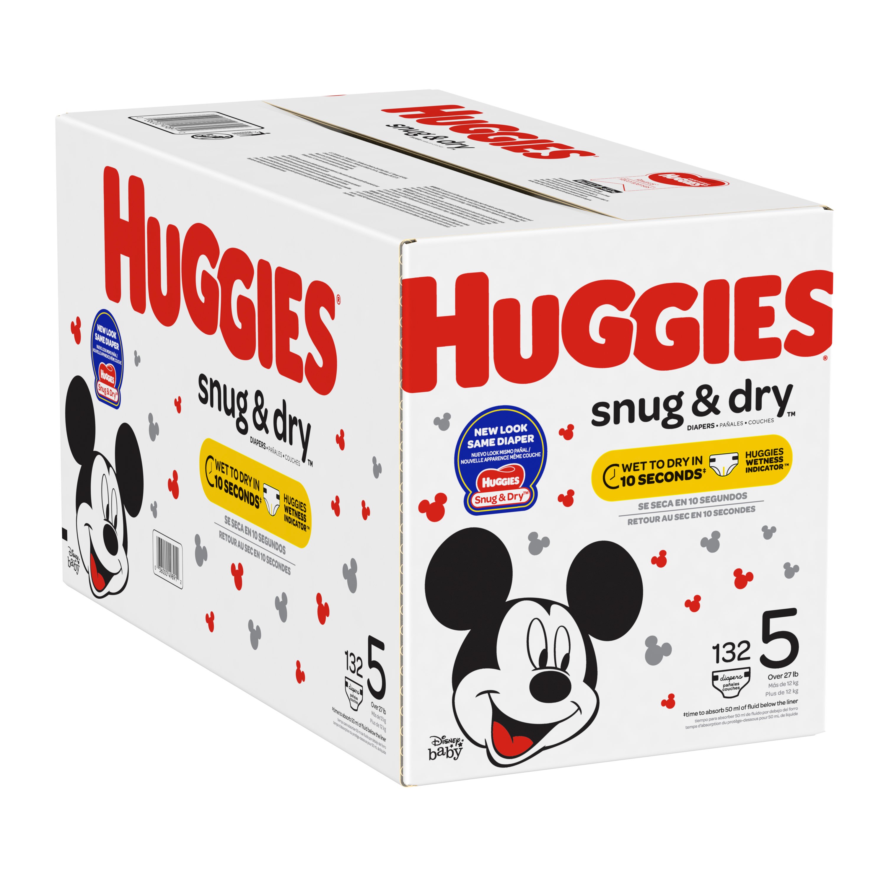Huggies Snug & Dry Diapers 132 ct - Shop Diapers at H-E-B