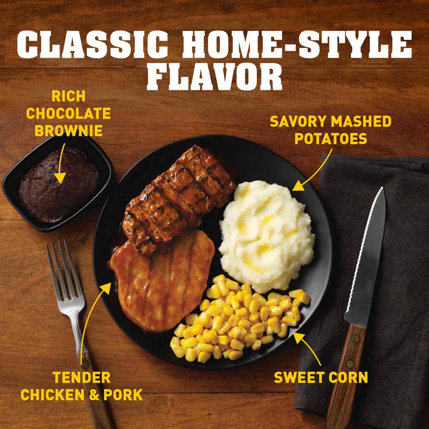 Hungry-Man Smokin' Backyard BBQ Grilled Patties Frozen Meal - Shop ...