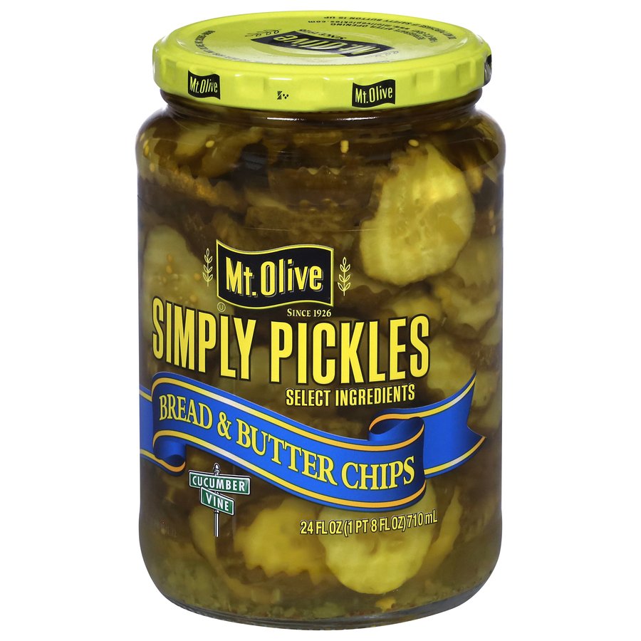 Mt. Olive Bread & Butter Pickle Chips - Shop Pickles & cucumber at H-E-B