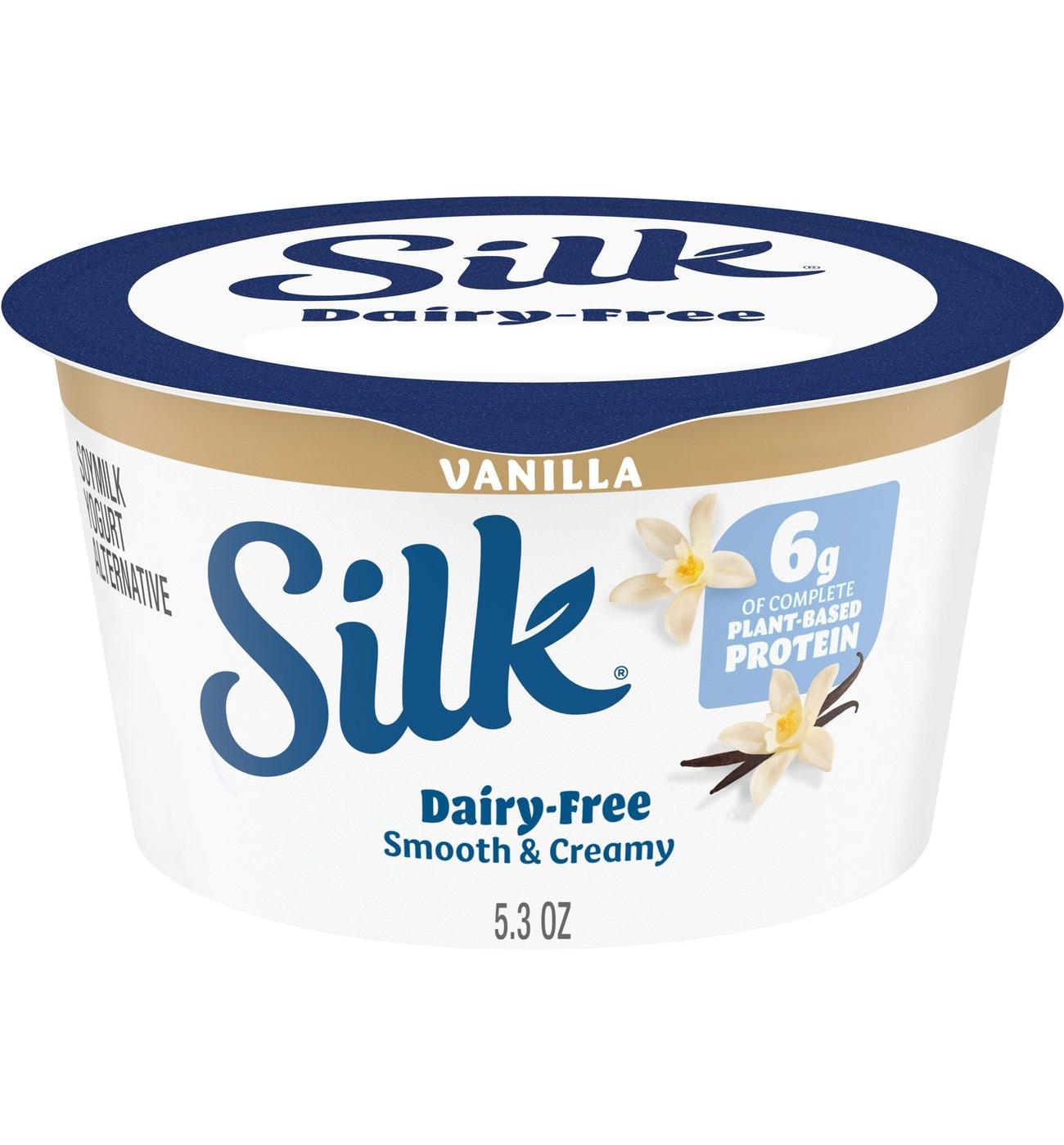 Silk Soymilk Yogurt Alternative - Vanilla - Shop Yogurt at H-E-B