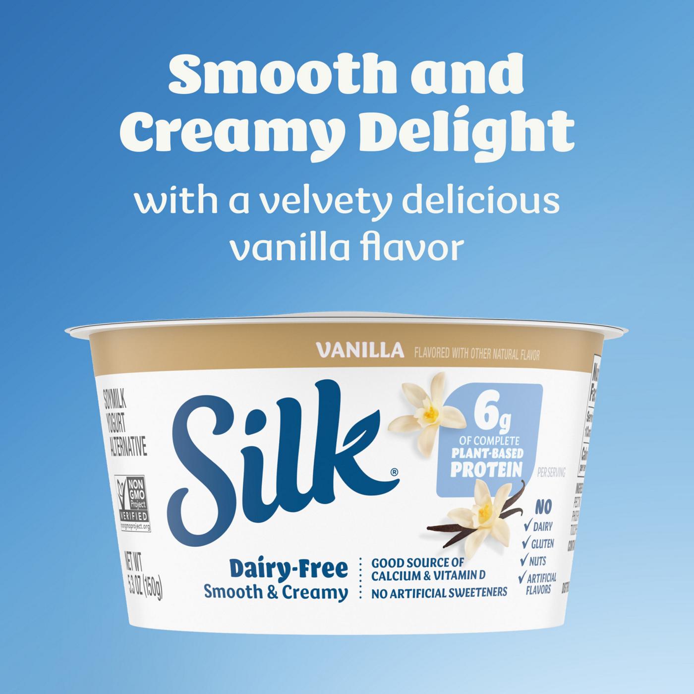 Silk Soymilk Yogurt Alternative - Vanilla - Shop Yogurt at H-E-B