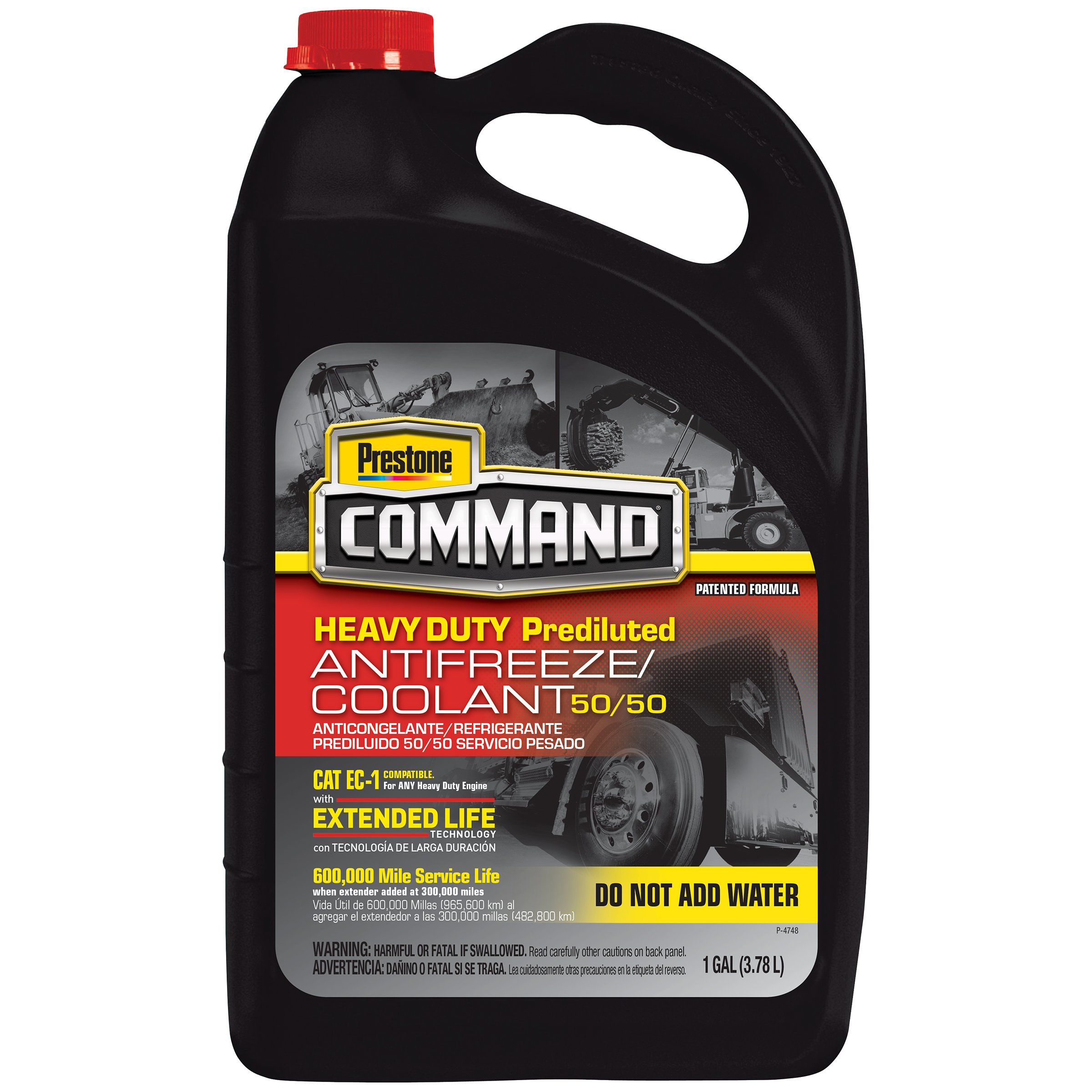 Prestone Command Heavy Duty 50/50 Antifreeze - Shop Motor oil & fluids ...