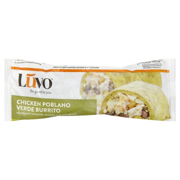 Luvo Chicken Poblano Verde Burrito - Shop Entrees & sides at H-E-B