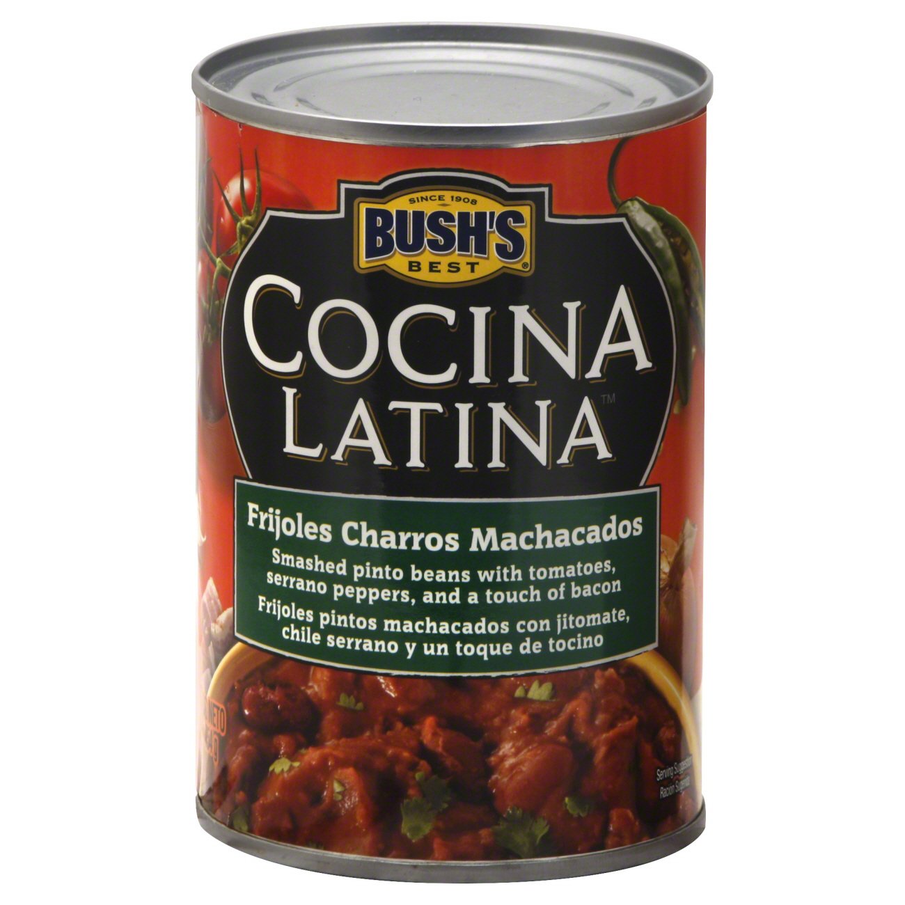 Bush's Best Cocina Latina Frijoles Charros Machacados - Shop Beans ...