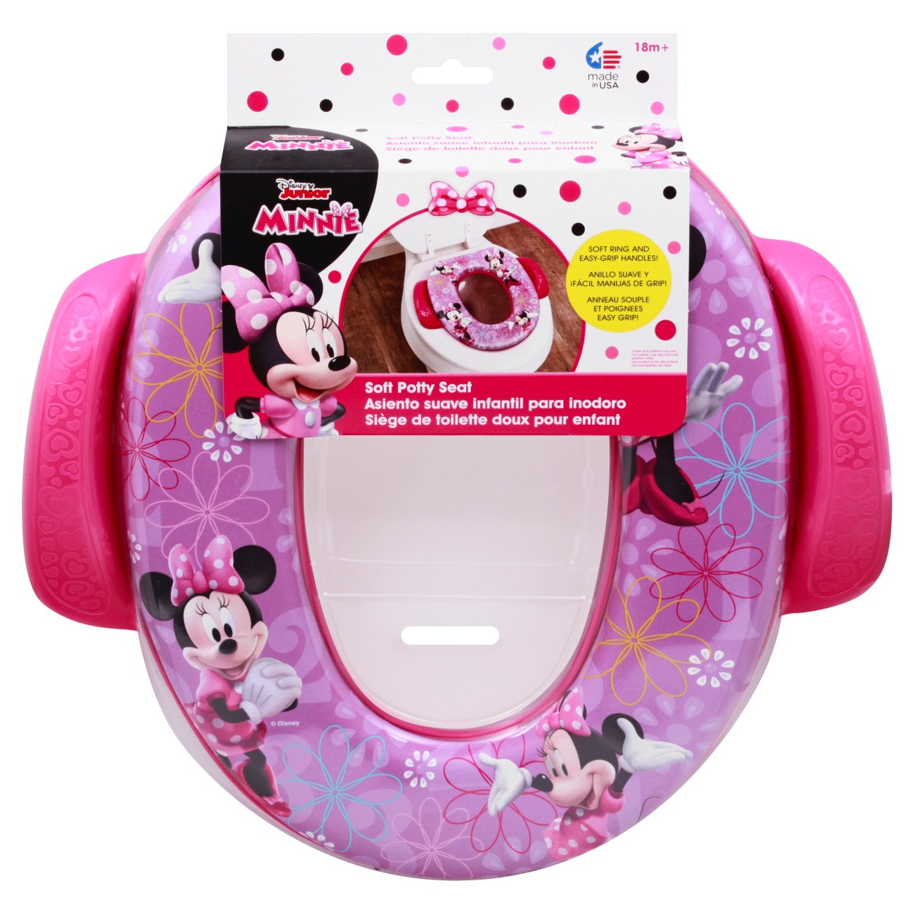 Ginsey Home Solutions Disney Minnie Mouse Soft Potty Seat - Shop Potty ...
