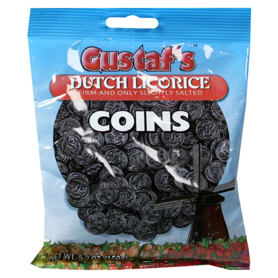 Gustafs Licorice Coins Bag, 5.20 oz | Central Market - Really Into Food