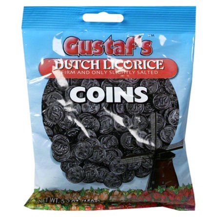 Gustafs Licorice Coins Bag, 5.20 oz | Central Market - Really Into Food