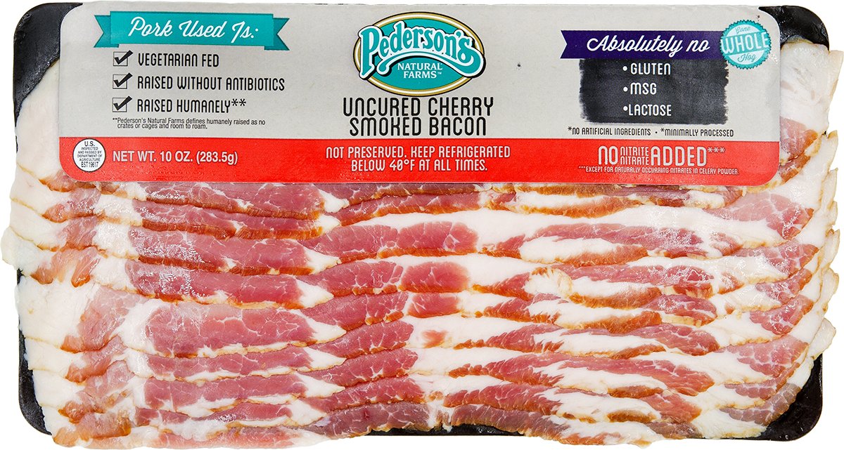 Pederson's Natural Farms Cherry Smoked Uncured Bacon - Shop Bacon at H-E-B