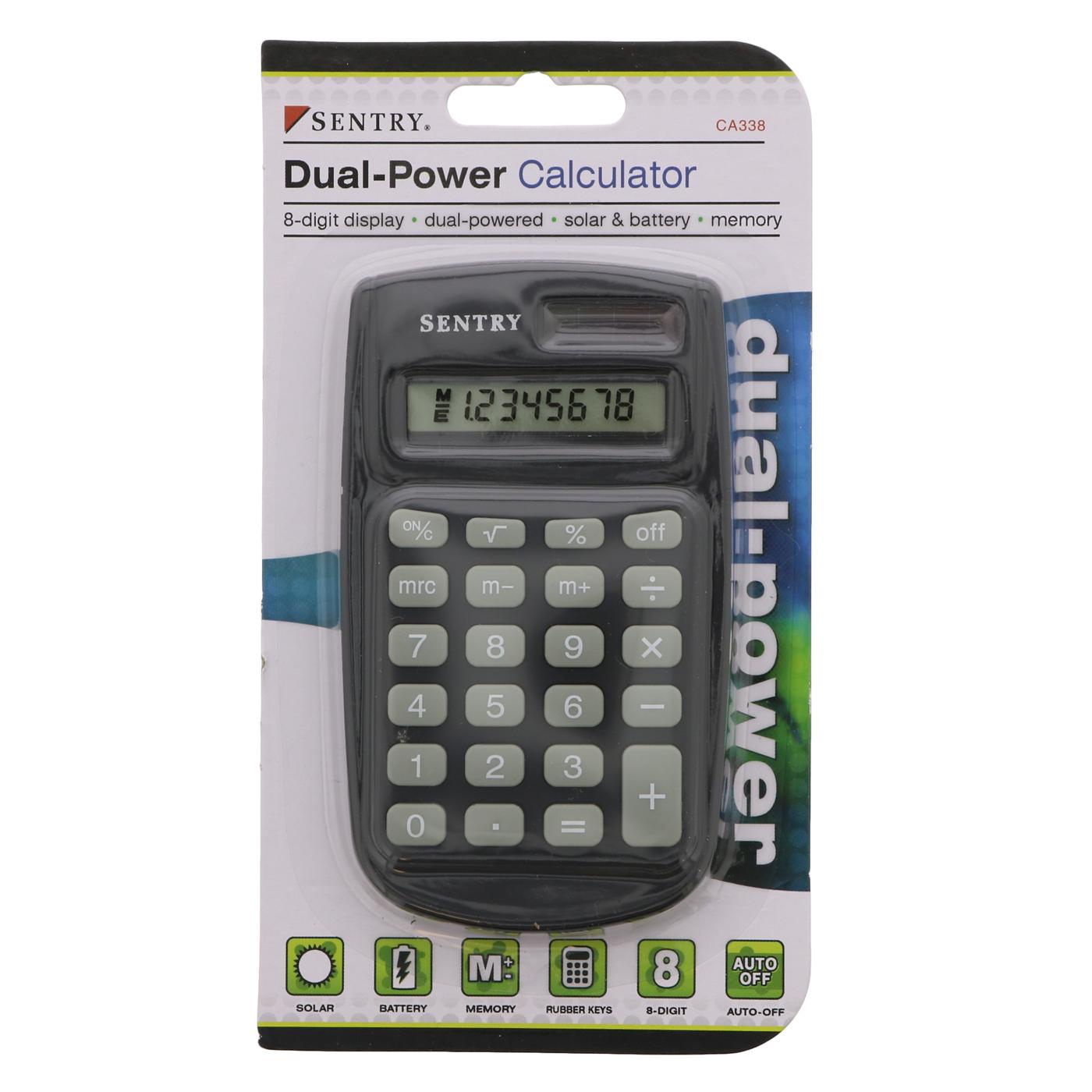 SENTRY Dual Power Pocket Calculator - Shop Tools & equipment at H-E-B