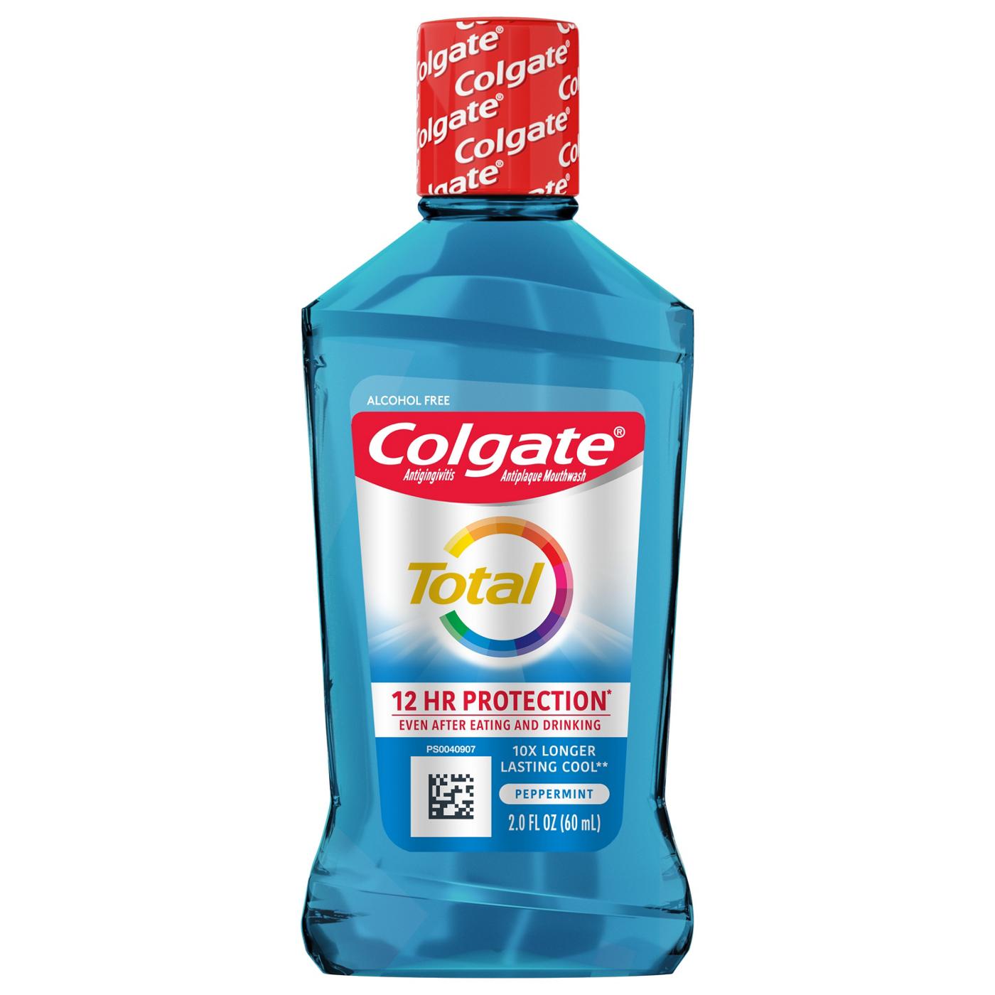 Colgate Travel Size Total Advanced Pro-Shield Mouthwash Peppermint ...