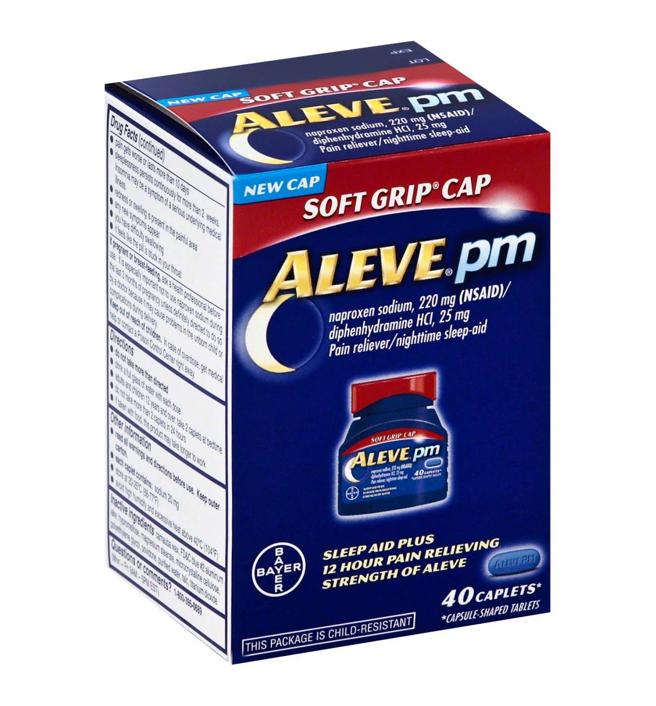 Aleve PM Soft Grip Easy Open Cap - Shop Pain Relievers at H-E-B