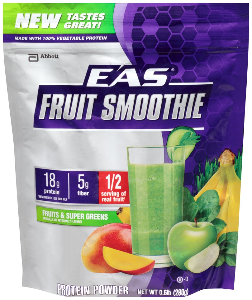 EAS Fruit Smoothie Protein Powder, Fruits & Greens - Shop Diet ...