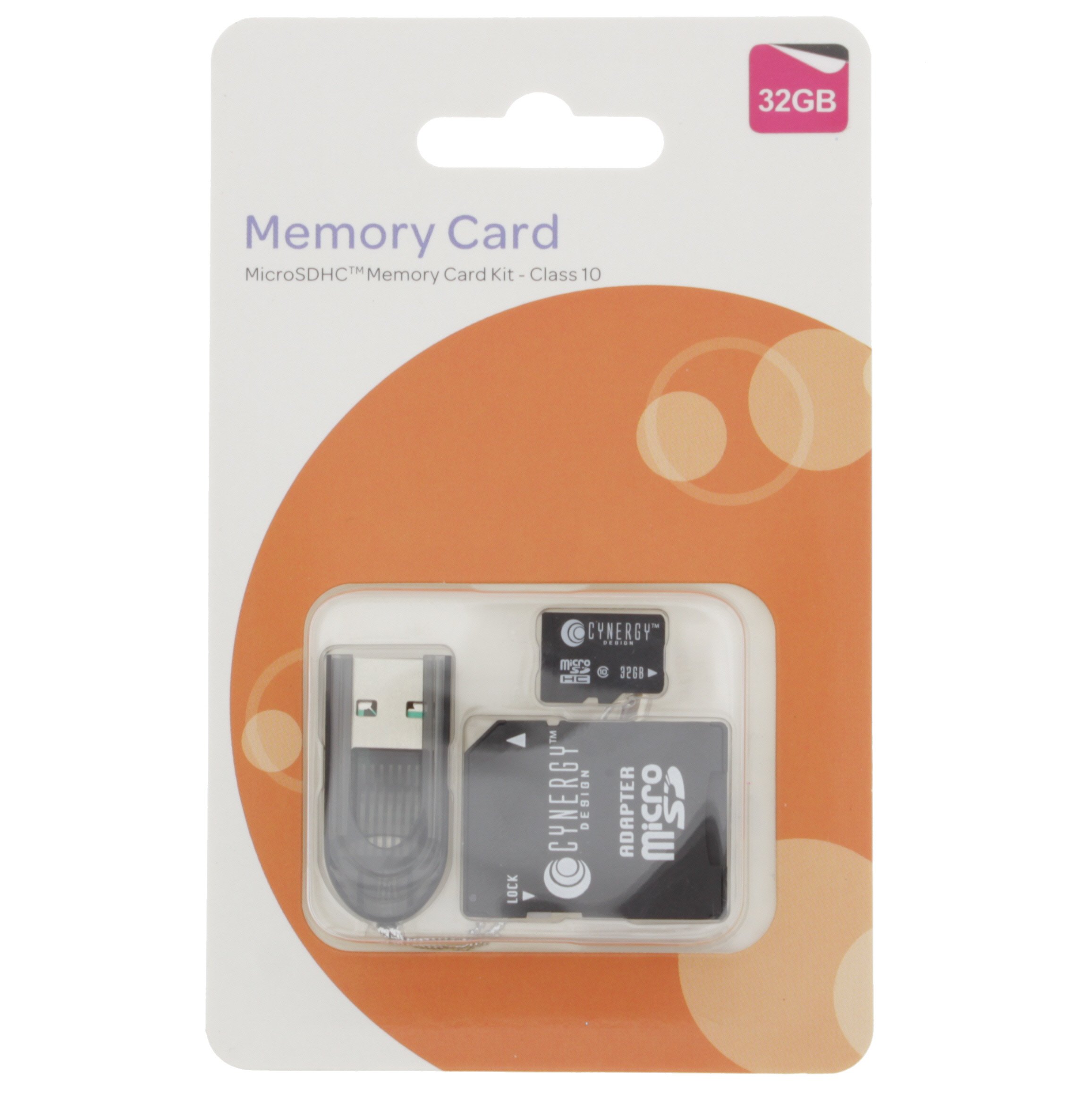 Cynergy Design MicroSDHC Memory Card Kit, 32 GB - Shop Blank DVDs & CDs ...