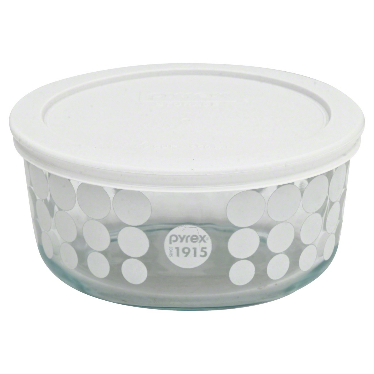 Pyrex 4 Cup Decorated Storage Container, White - Shop Food storage at H-E-B