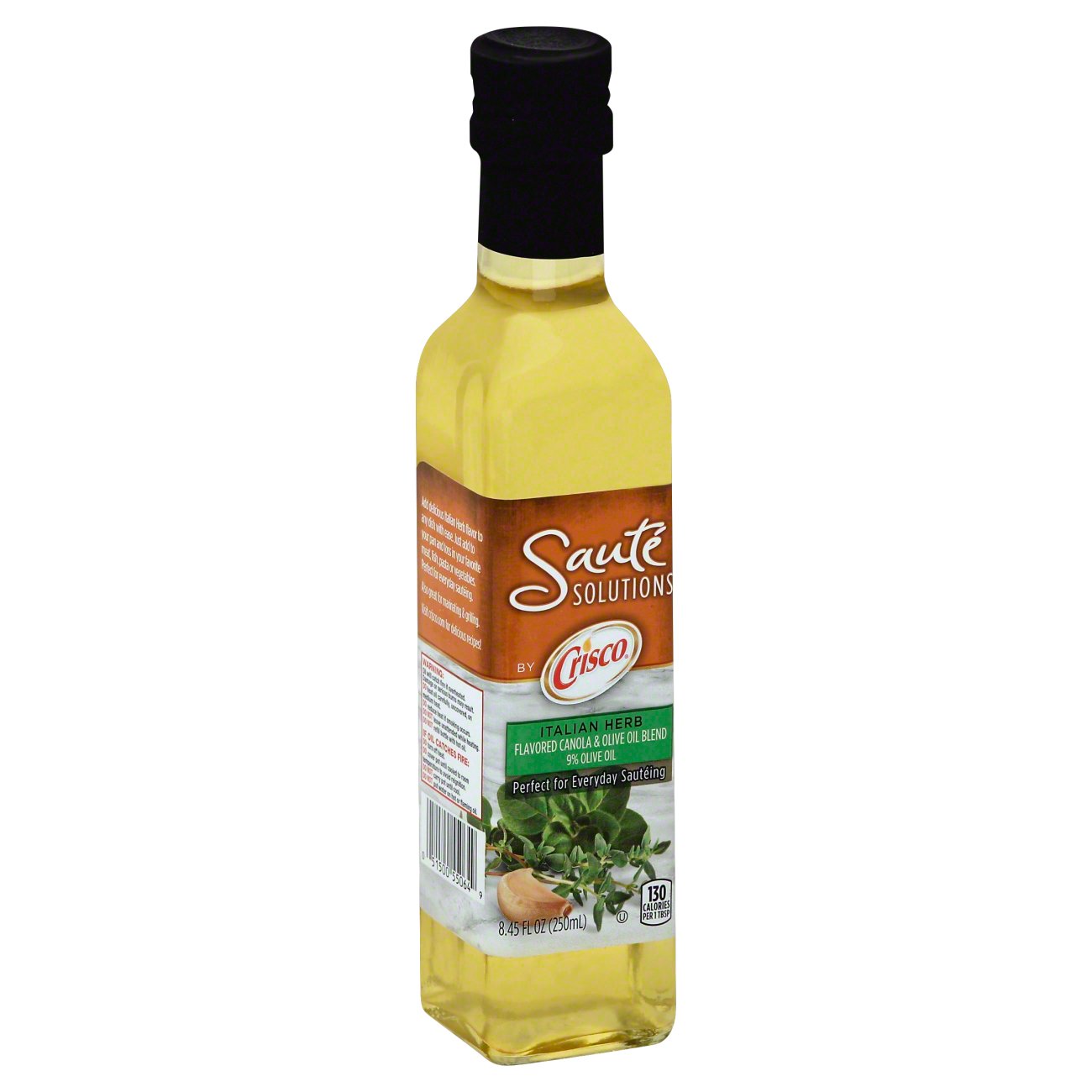 Crisco Saute Solutions Italian Herb Oil - Shop Oils at H-E-B