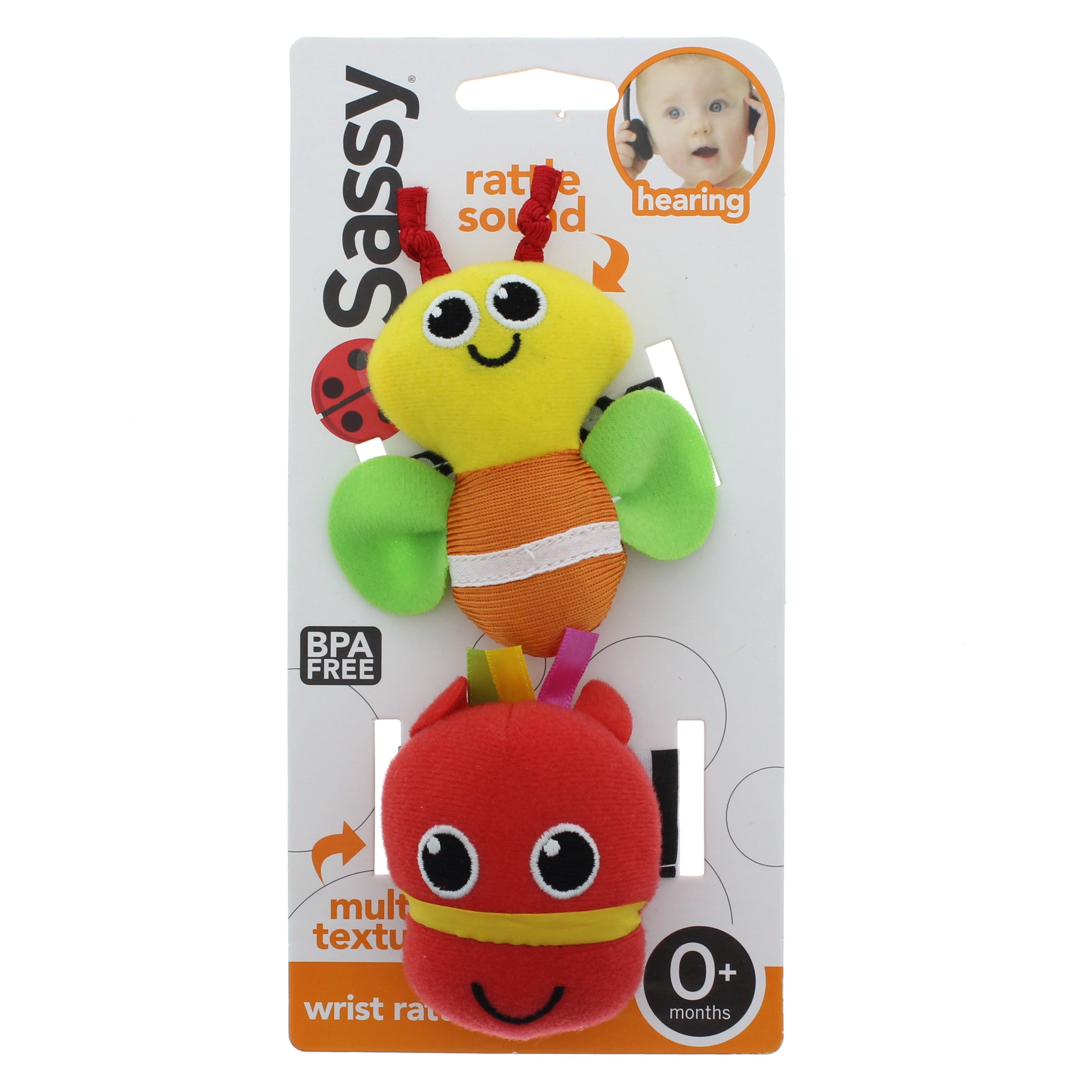 Sassy Wrist Rattles, Assorted Colors - Shop Baby Toys at H-E-B
