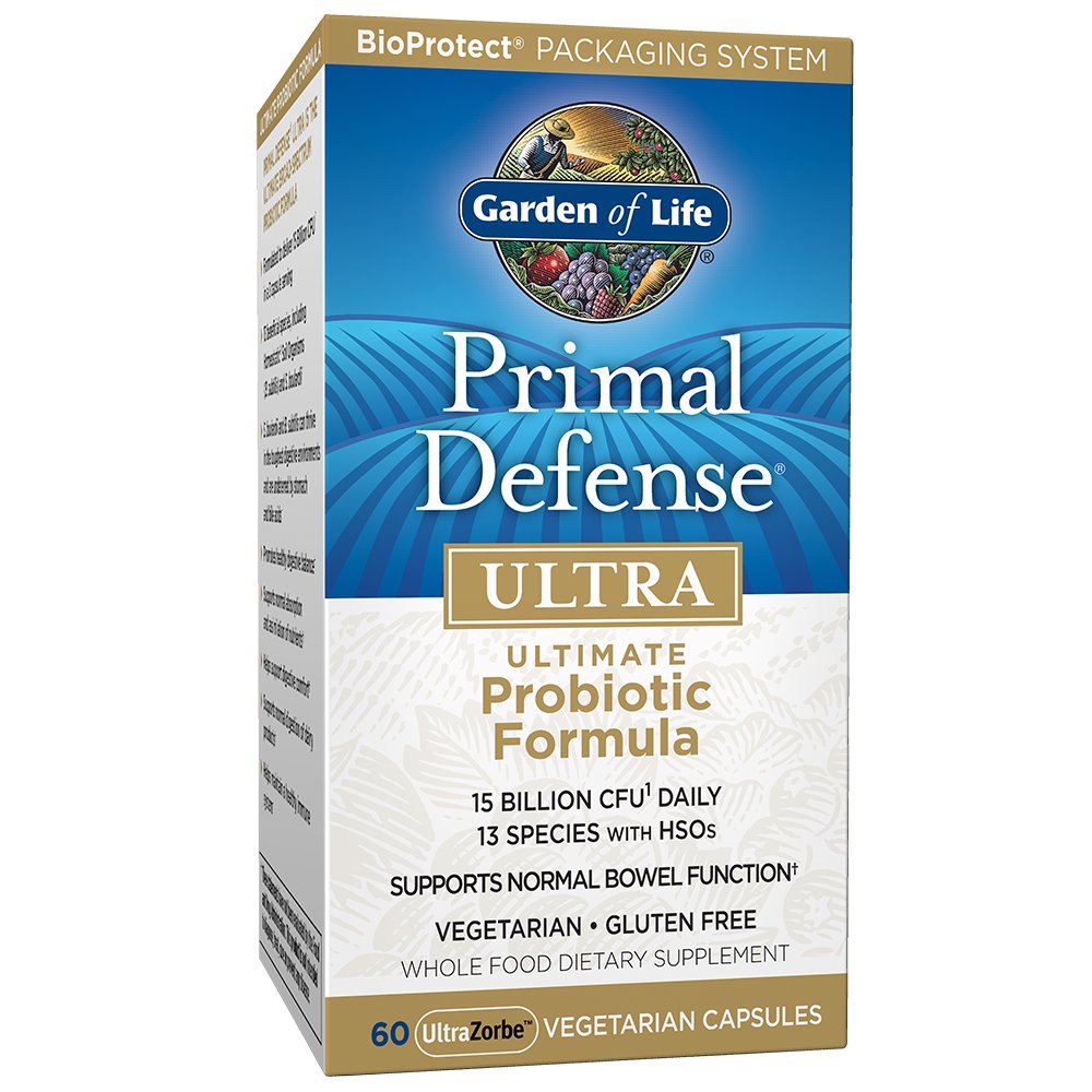 Garden of Life Primal Defense ULTRA Probiotic Formula Caplets - Shop ...