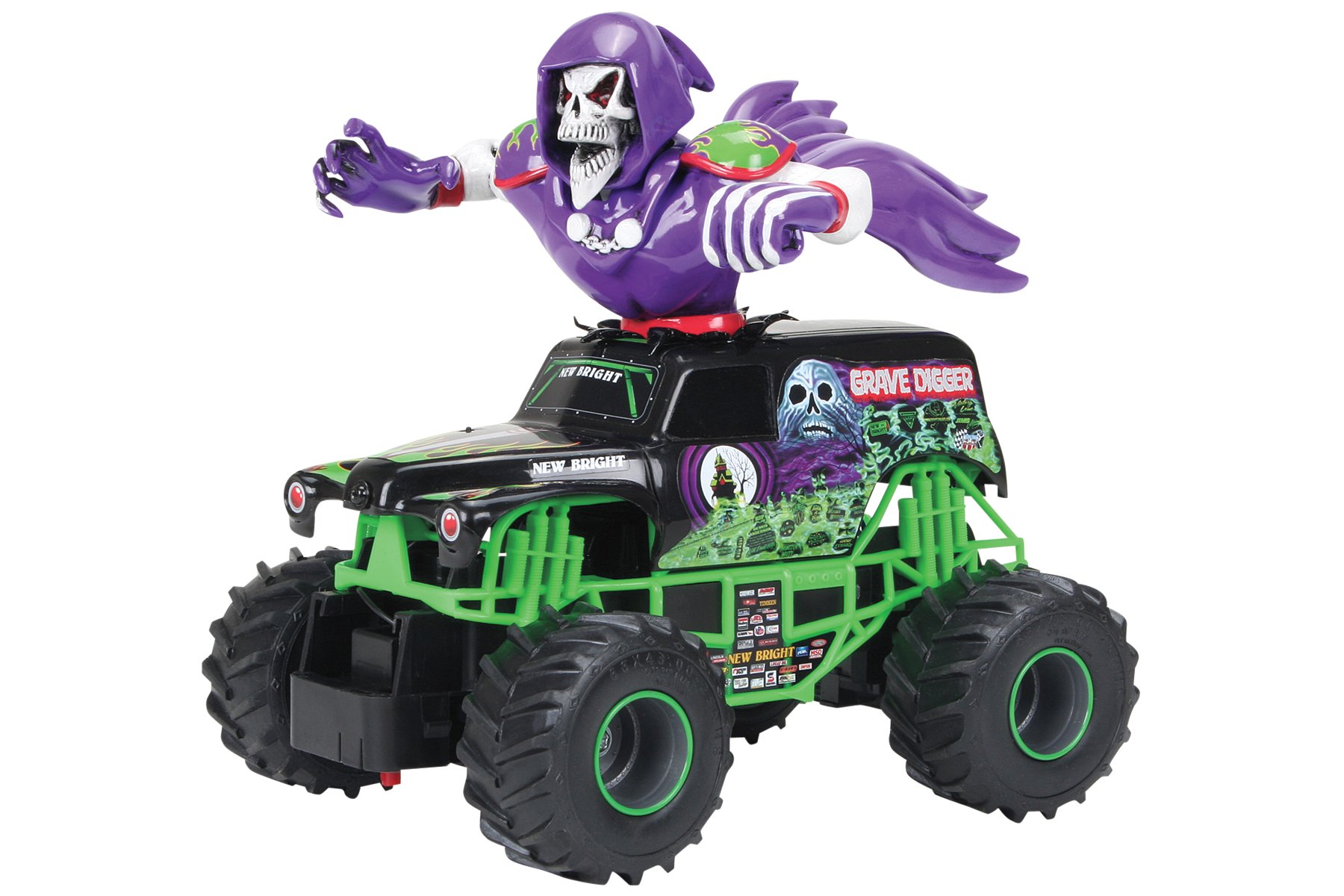 New Bright #2433 Monster Jam Burst Carnage Creature Radio Control ...