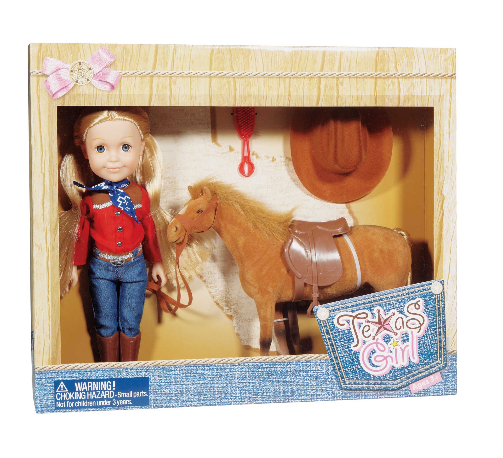 Texas Girl Rodeo Doll with Horse - Shop Action figures & dolls at H-E-B