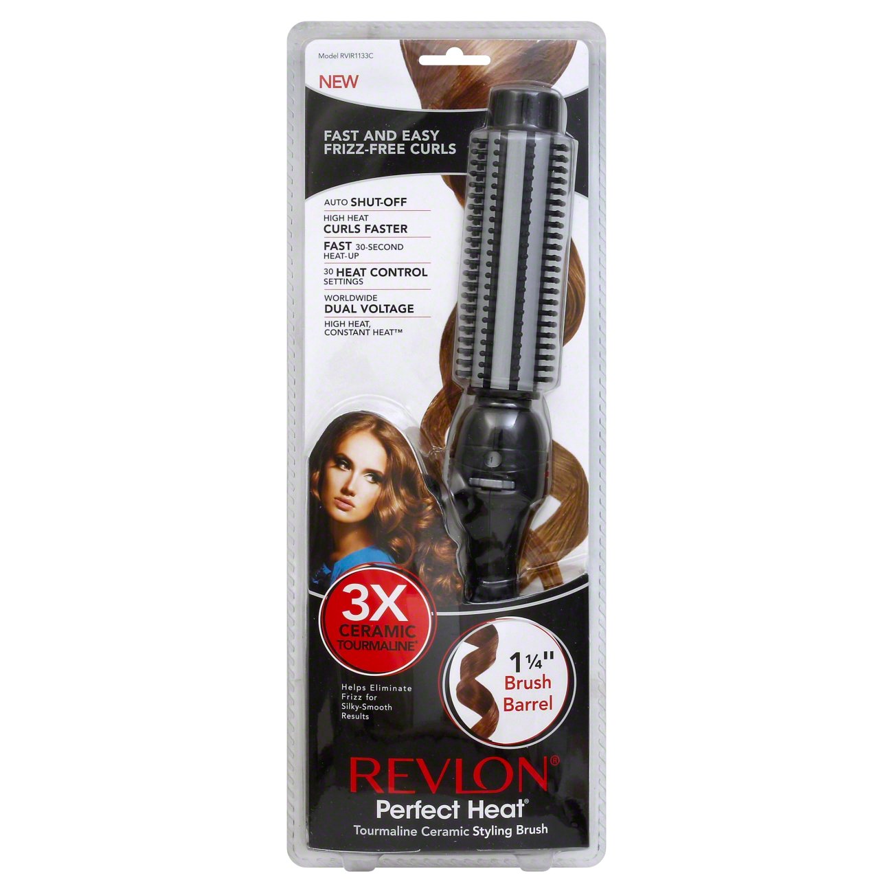 Revlon Perfect Heat 1 1/4 Brush Iron - Shop Curling & flat irons at H-E-B
