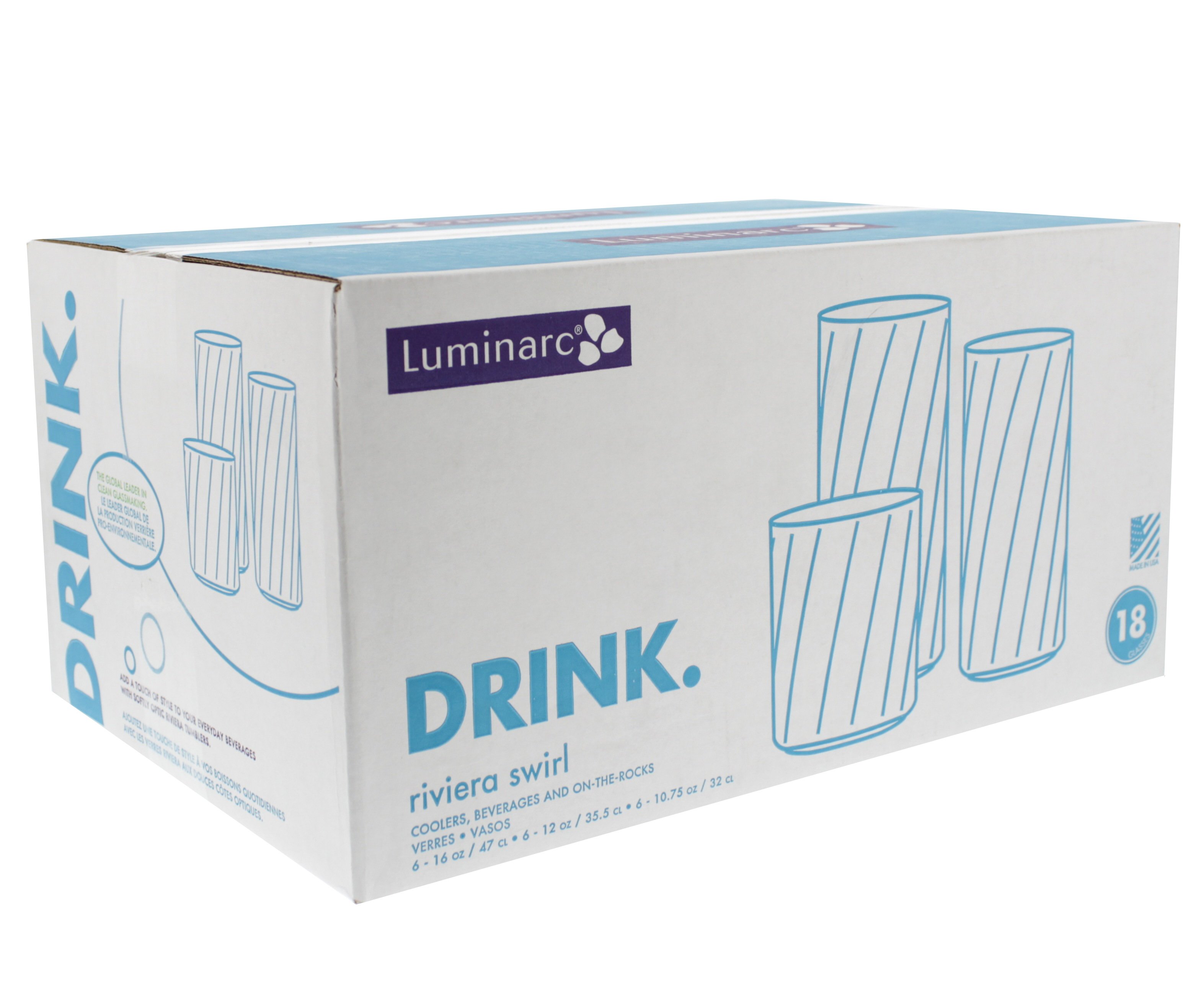 Luminarc Riviera Glassware Set - Shop Glasses & mugs at H-E-B