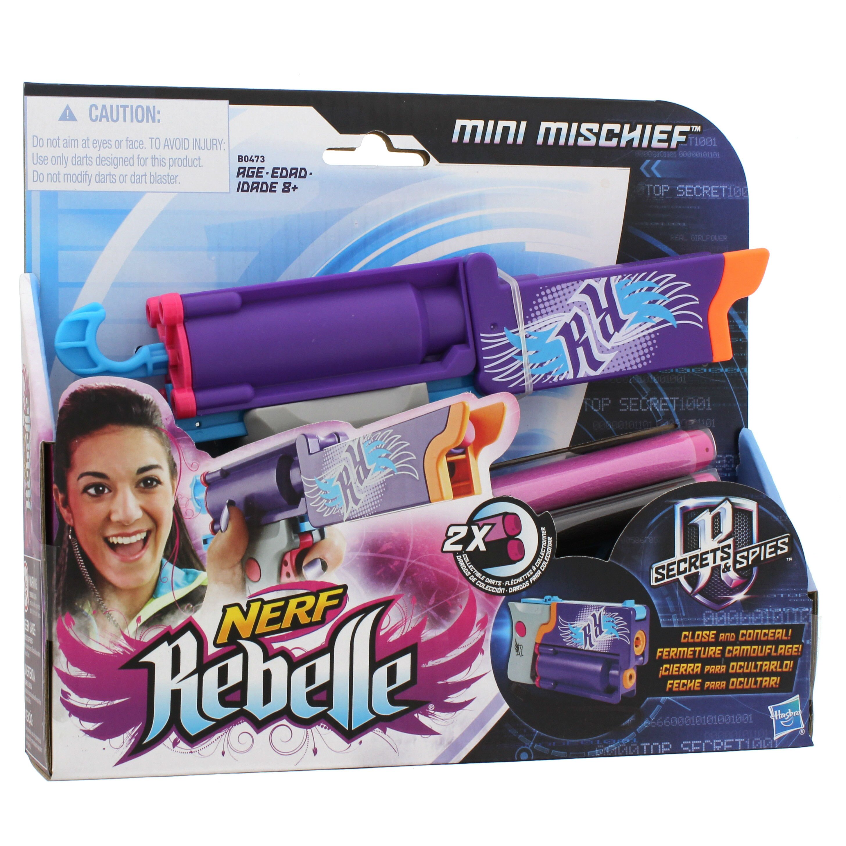 Nerf Rebelle Mini Mischief - Shop Blasters at H-E-B