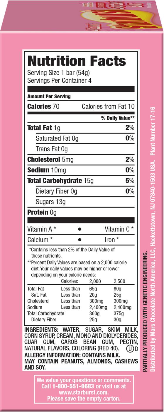 Starburst Strawberry Sorbet Bar - Shop Bars & pops at H-E-B