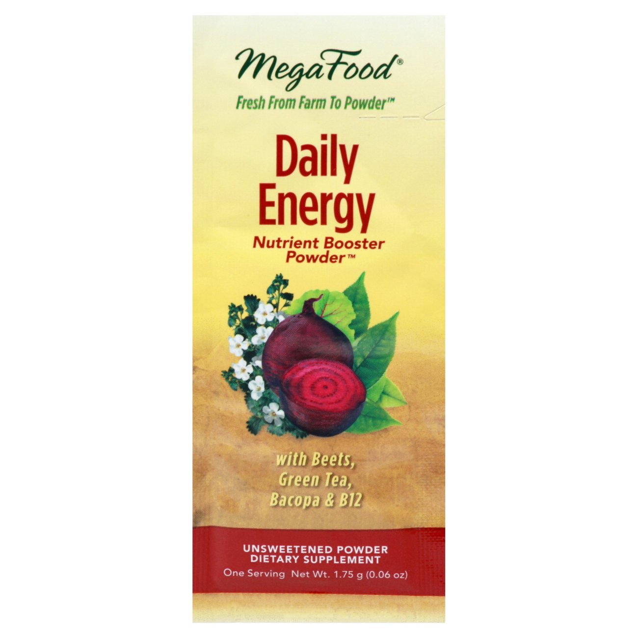 MegaFood Daily Energy Nutrient Booster Powder Single Packet - Shop Diet ...