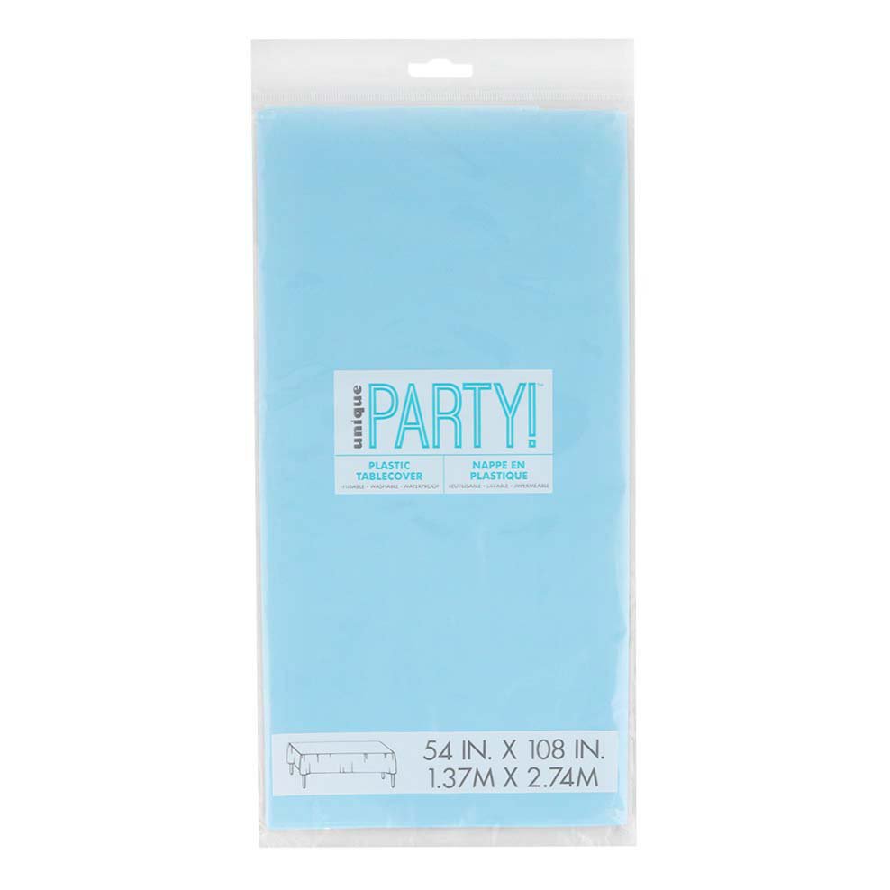 Unique Powder Blue Plastic Table Cover - Shop Napkins & table cloths at ...