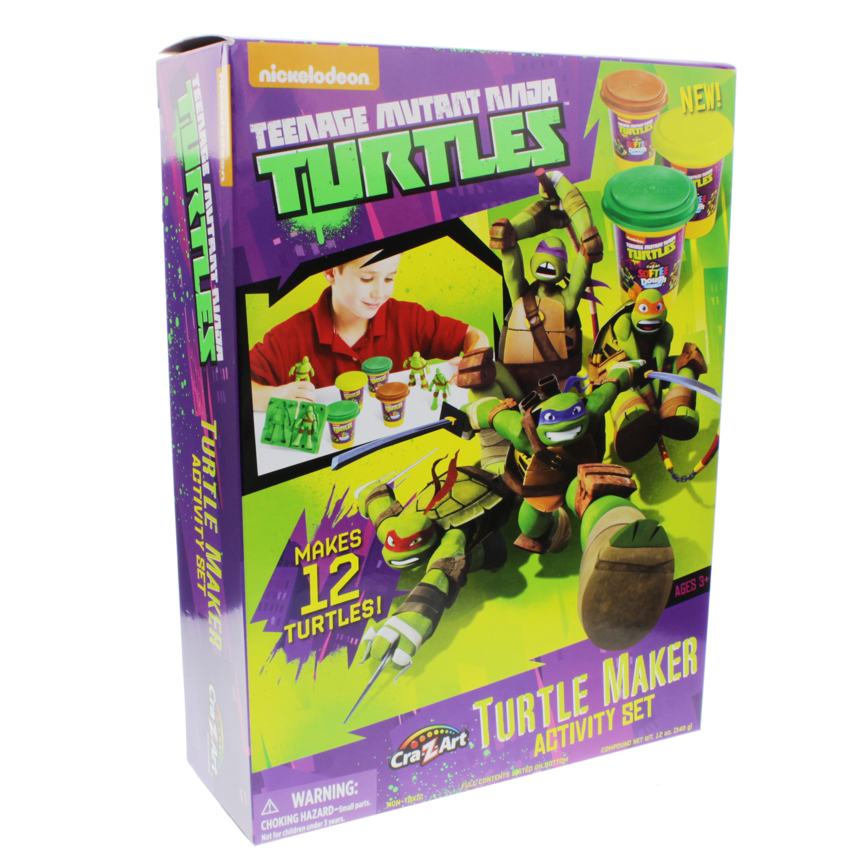 Cra-Z-Art Teenage Mutant Ninja Turtles - Turtle Maker Mold N' Play Set ...