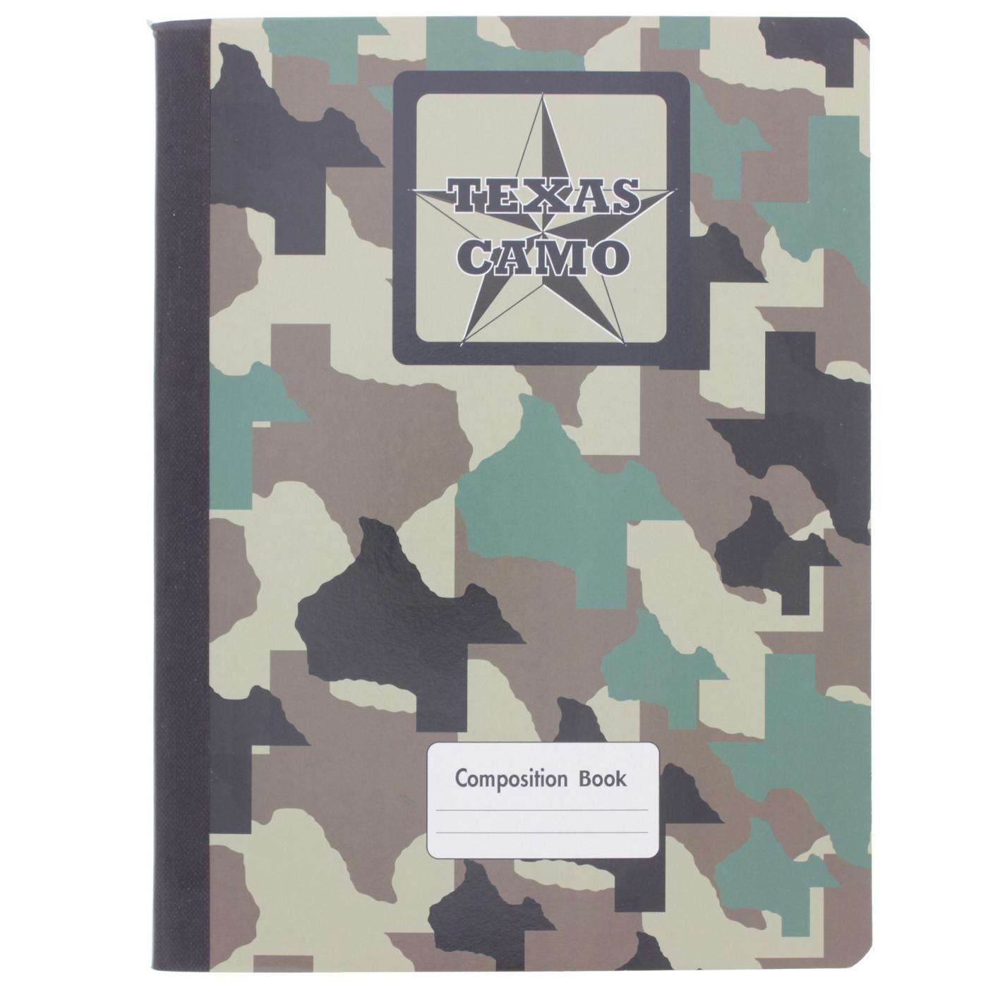 Norcom Texas Camo Composition Book, 100 Sheets - Shop Notebooks at H-E-B