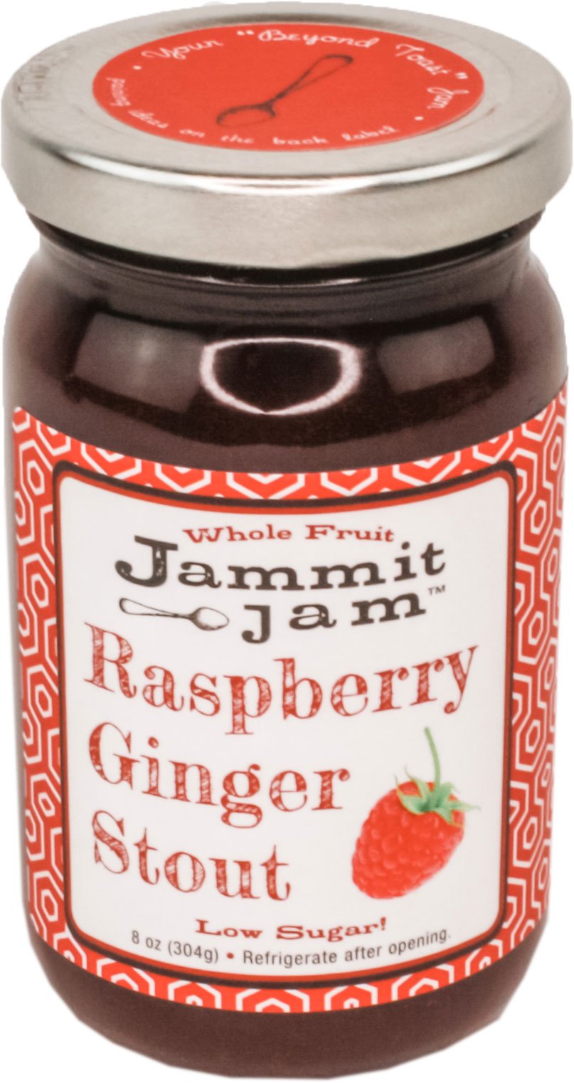 Jammit Jam Raspberry Ginger Stout Whole Fruit Spread, 8 oz | Central ...