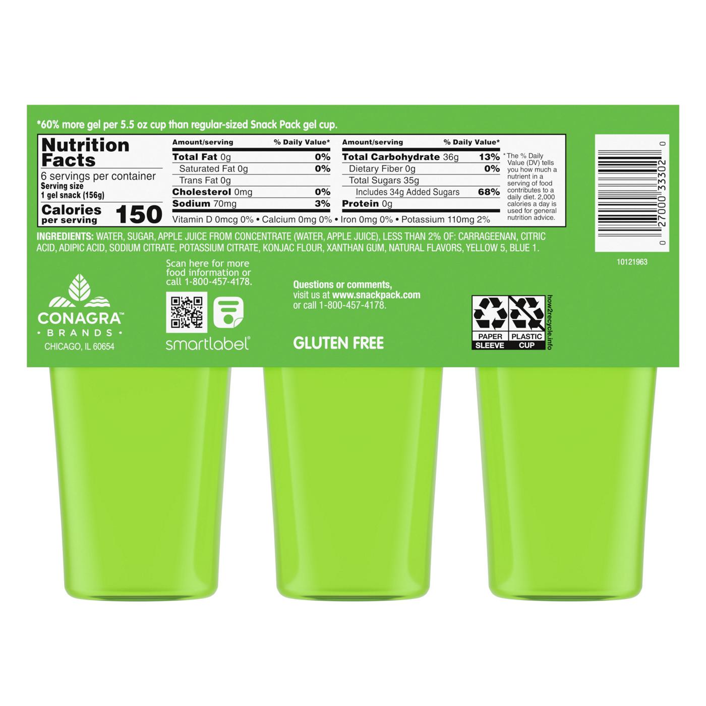 Snack Pack Super Size Lemon-Lime Juicy Gels Cups - Shop Pudding ...