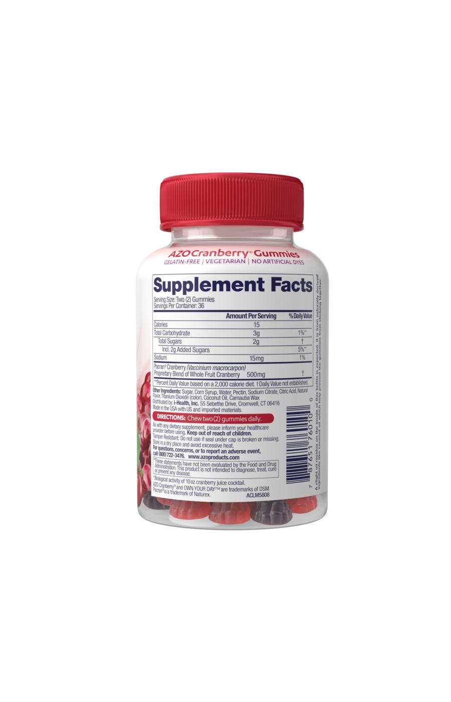 Azo Cranberry Gummies - Shop Herbs & homeopathy at H-E-B