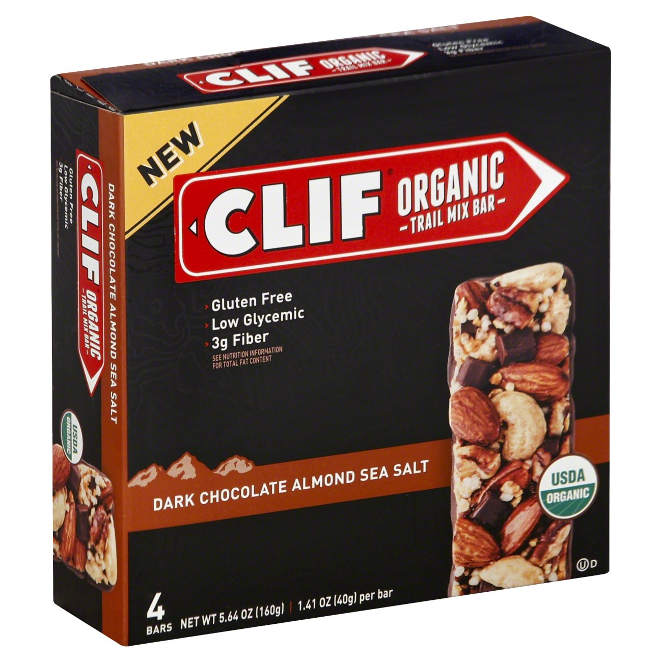 Clif Bar Organic Trail Mix Bar Dark Chocolate Almond Sea Salt - Shop ...