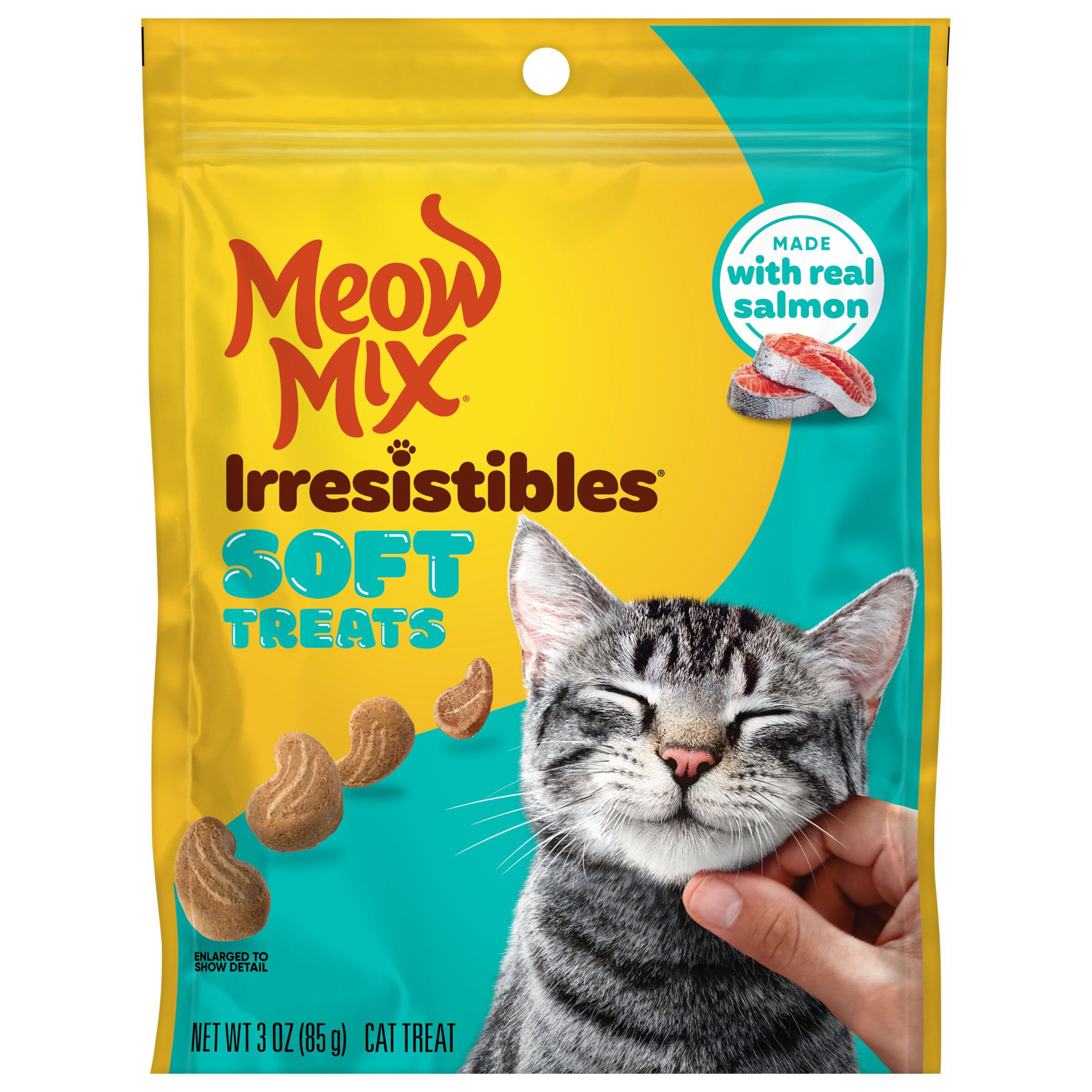 Meow Mix Irresistibles Soft Salmon - Shop Treats at H-E-B