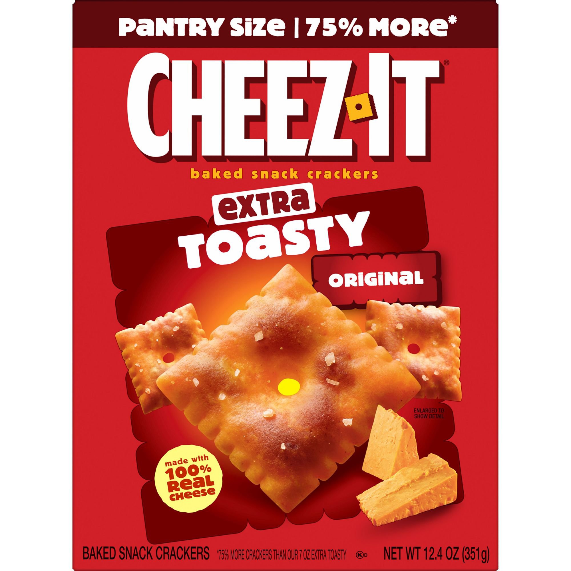 Cheez-It Extra Toasty Cheese Crackers - Shop Crackers & breadsticks at ...