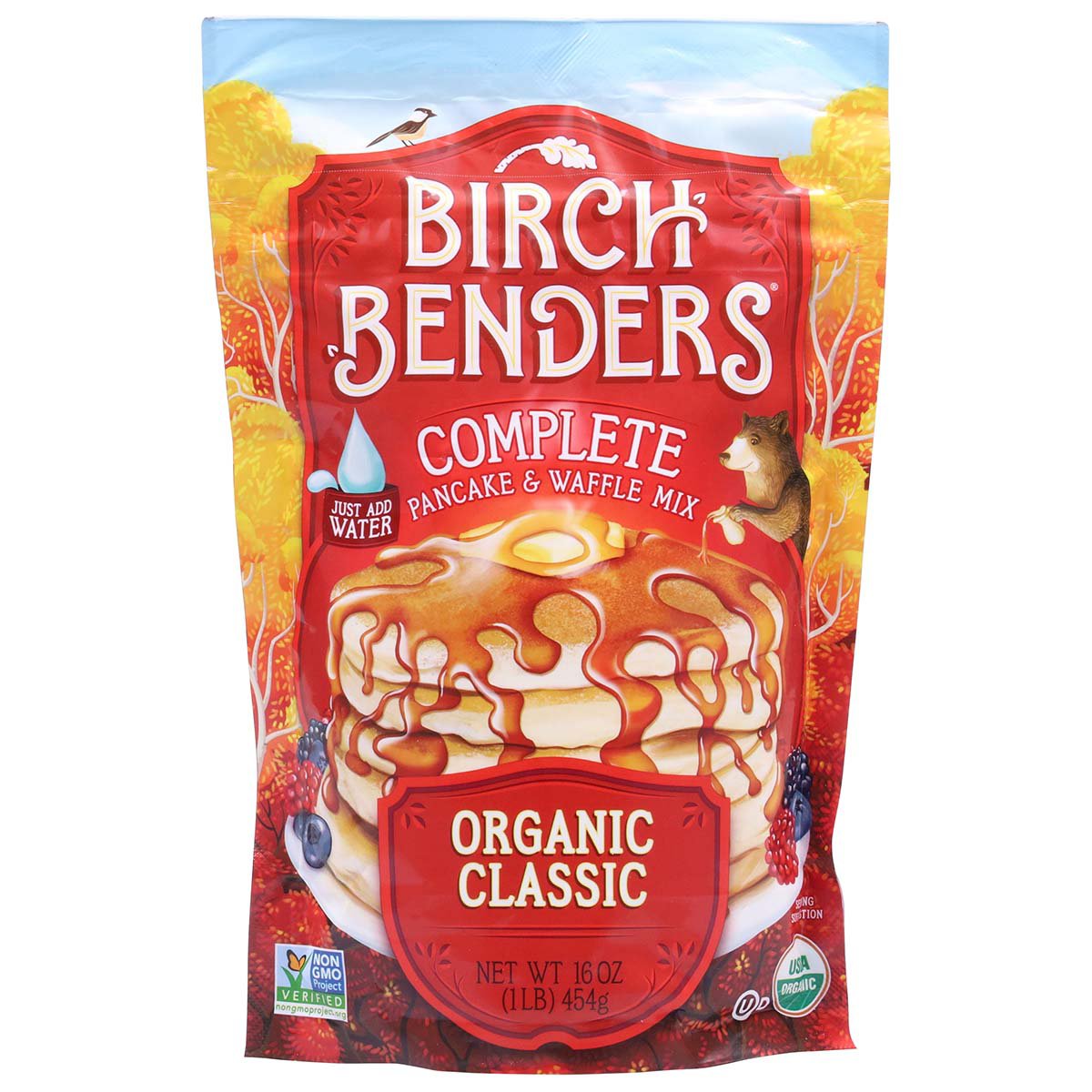 Birch Benders Organic Classic Complete Pancake & Waffle Mix - Shop ...