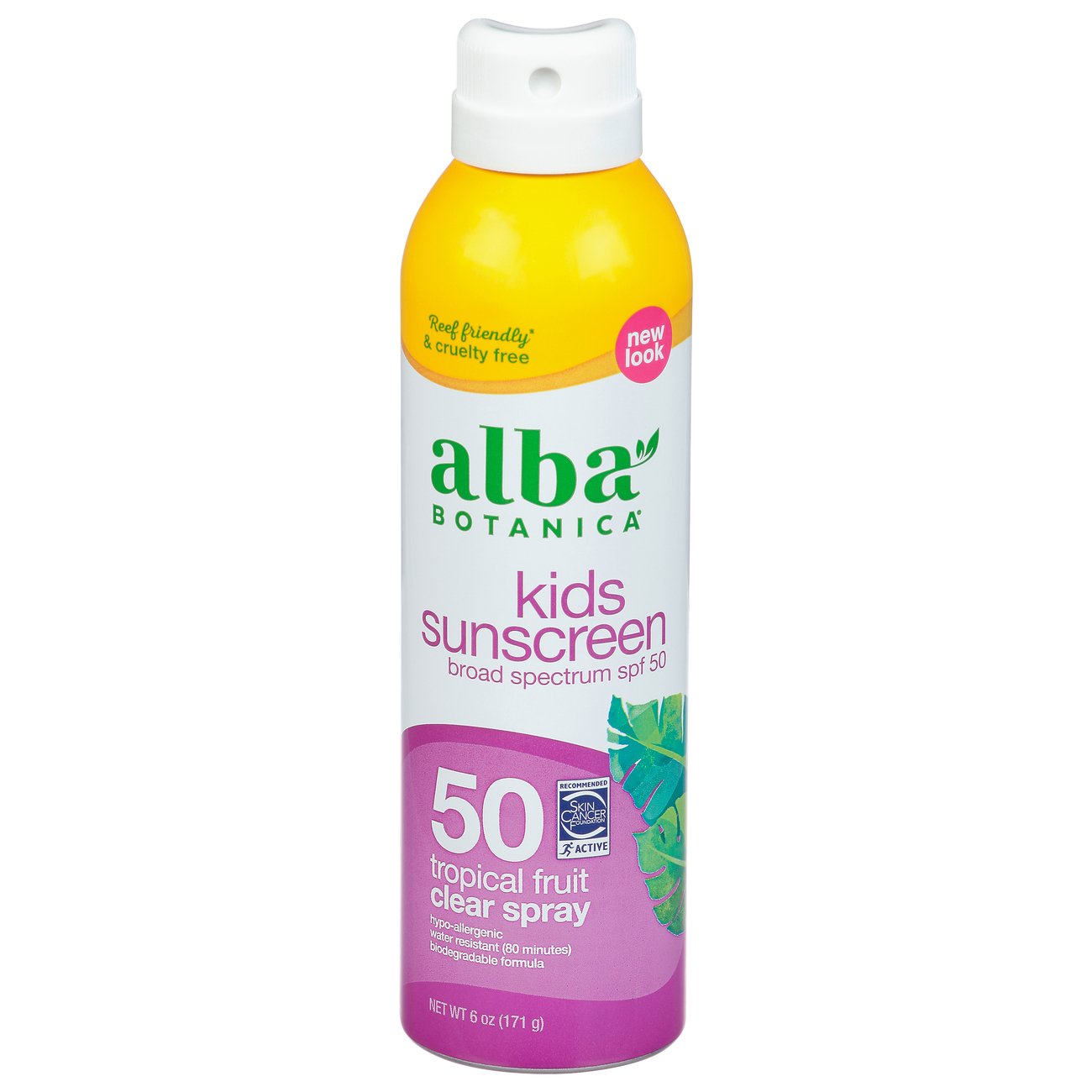 Alba Botanica Kids Sunscreen Tropical Fruit Clear Spray SPF 50 - Shop ...