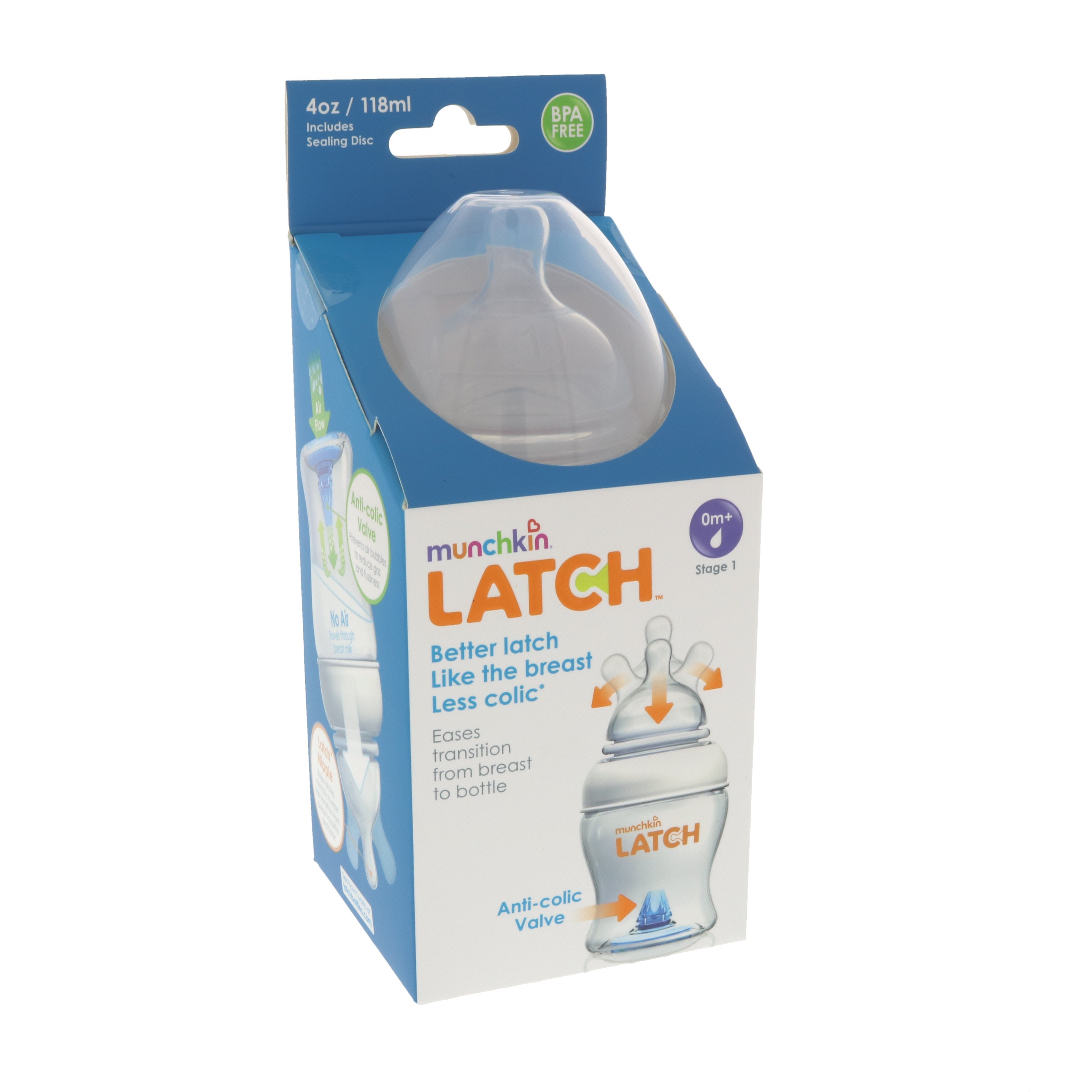 Munchkin Latch Bottle, 0+ Months - Shop Bottles at H-E-B